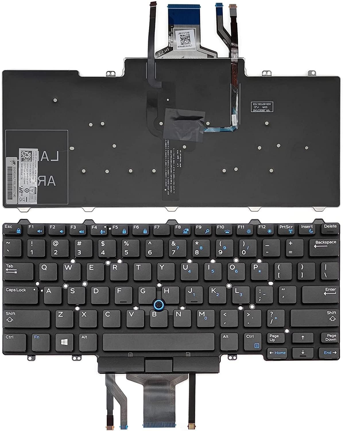 HB PLUS Laptop Keyboard Compatible for De/ll Latitude E5450, E7450 ...