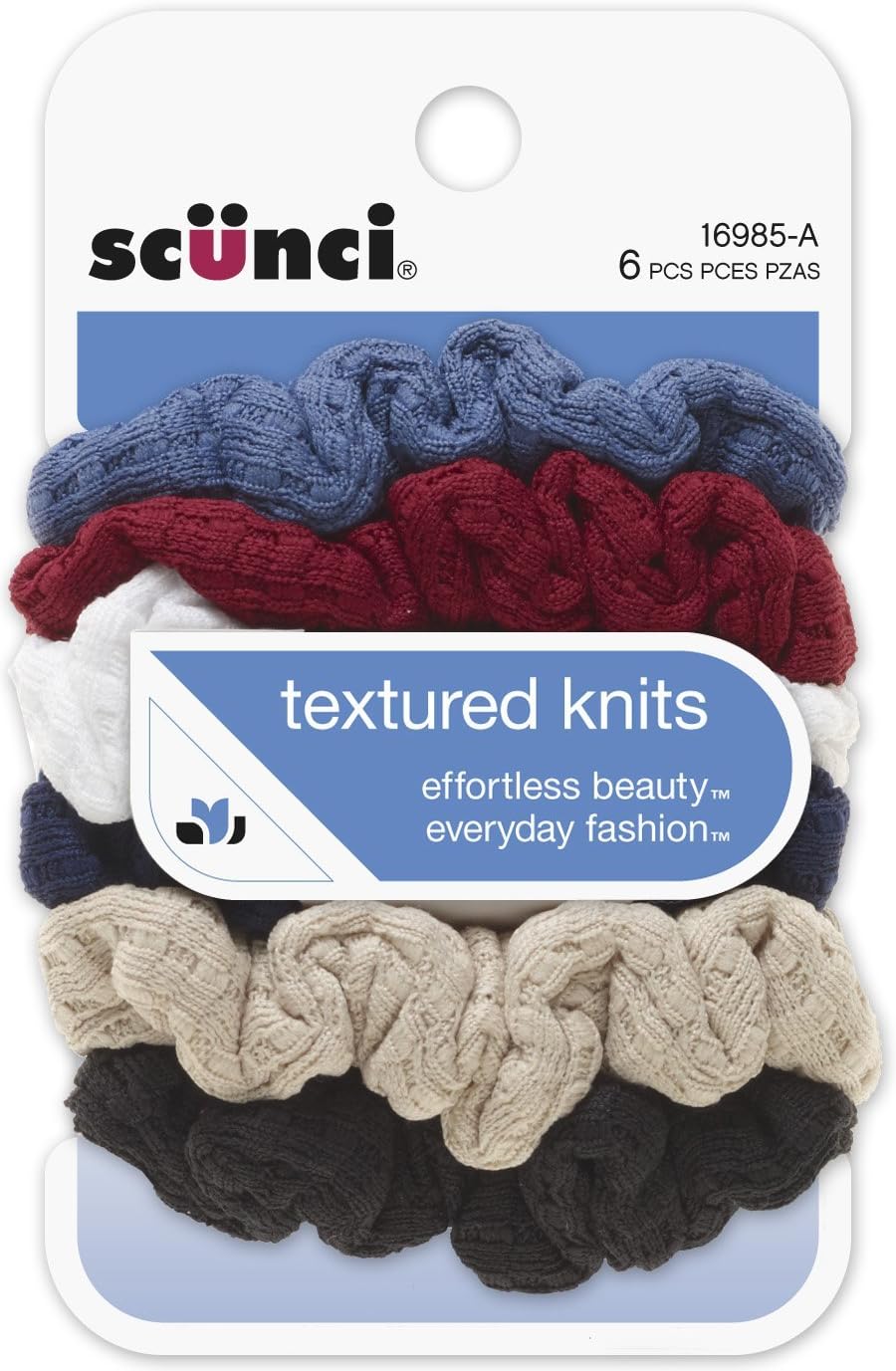 Amazon.com : Scunci Original Scrunchie Style Box, 6 Count : Beauty ...
