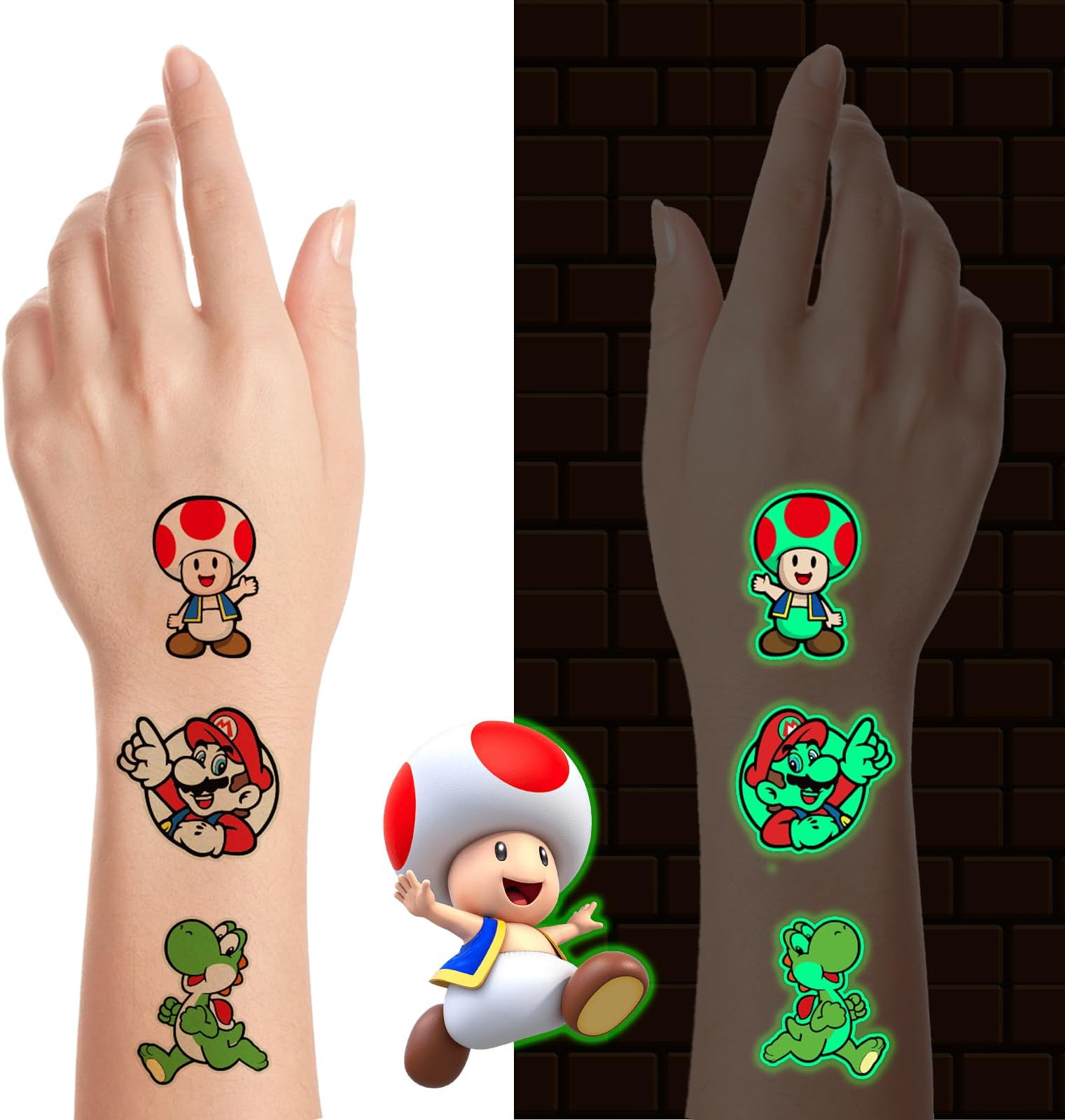 Amazon.com : 8 sheets Temporary Tattoos For Kids,Temporary Tattoo Kids ...