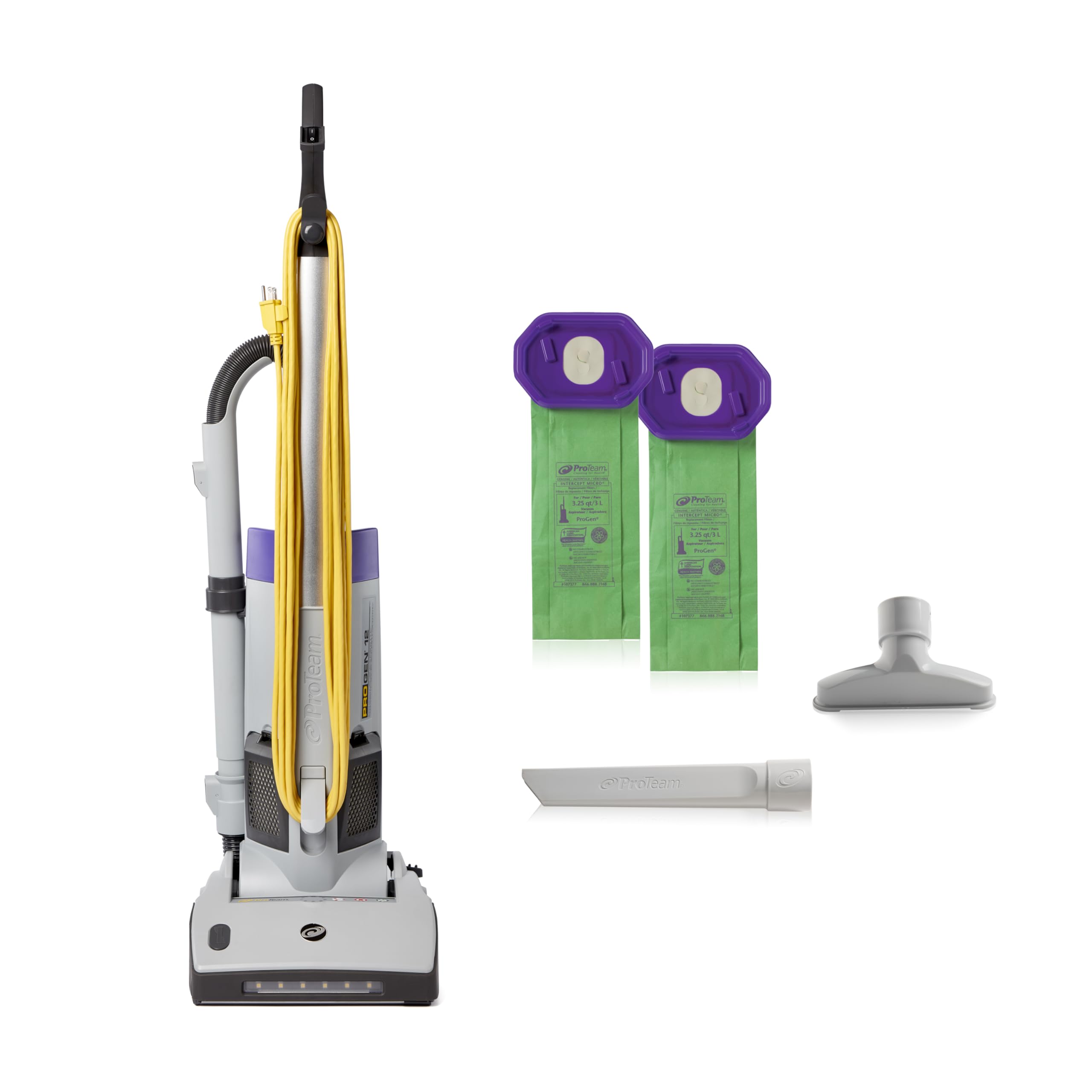 Snapklik.com : ProTeam ProGen 12 Single Motor Commercial Upright Vacuum