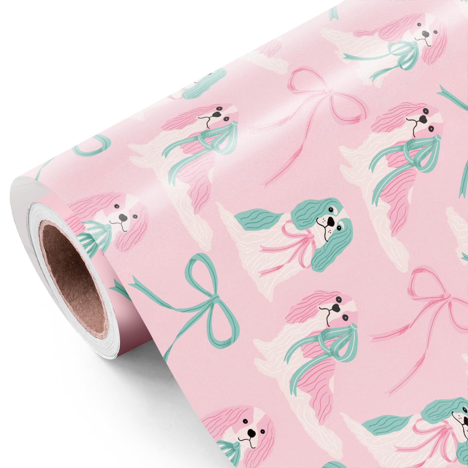 Snapklik.com : WRAPAHOLIC Dog Wrapping Paper Roll - Mini Roll - 17 Inch ...
