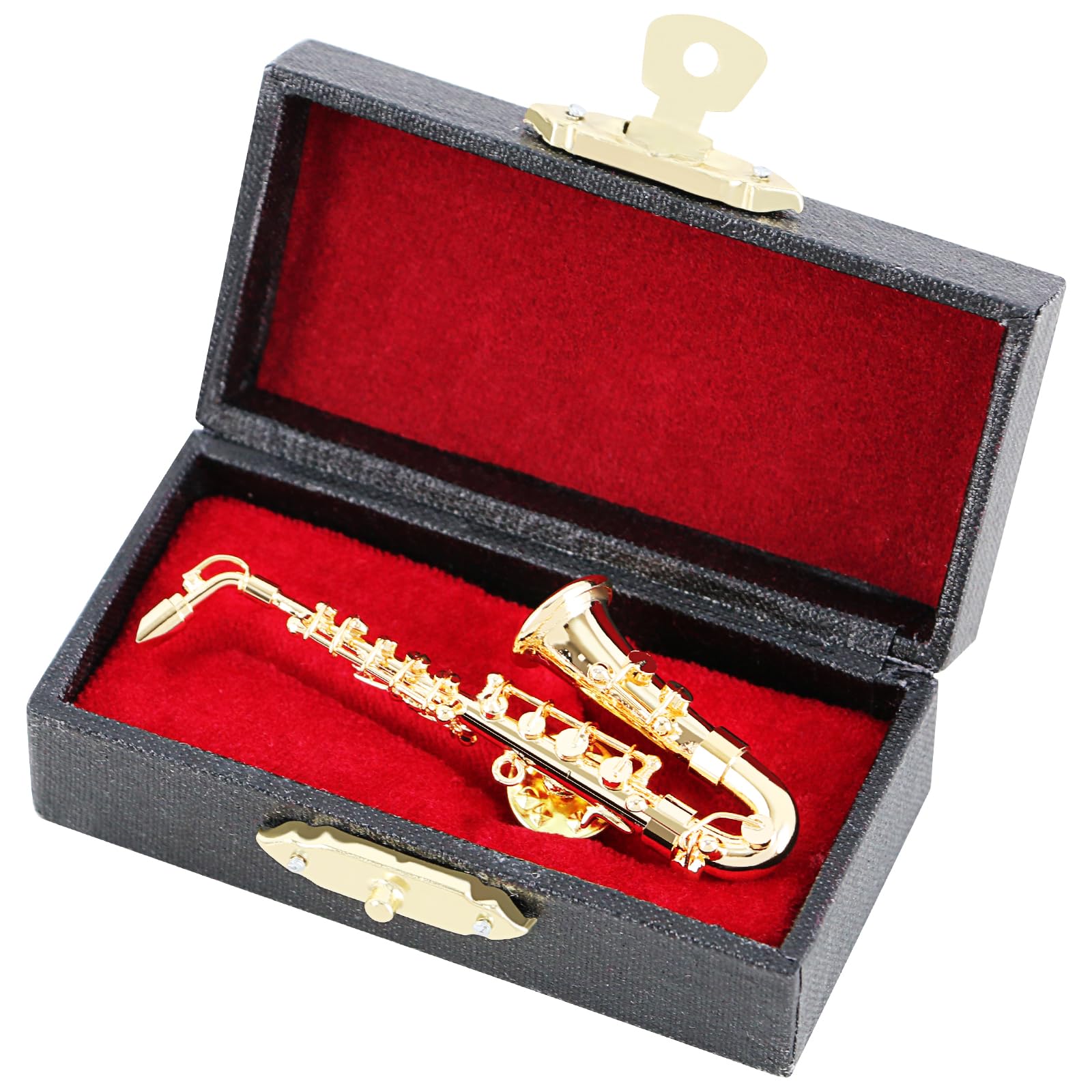 Amazon.com: EASTROCK Saxophone Pin, 2.6inch Gold-Plated Alto Saxophone ...