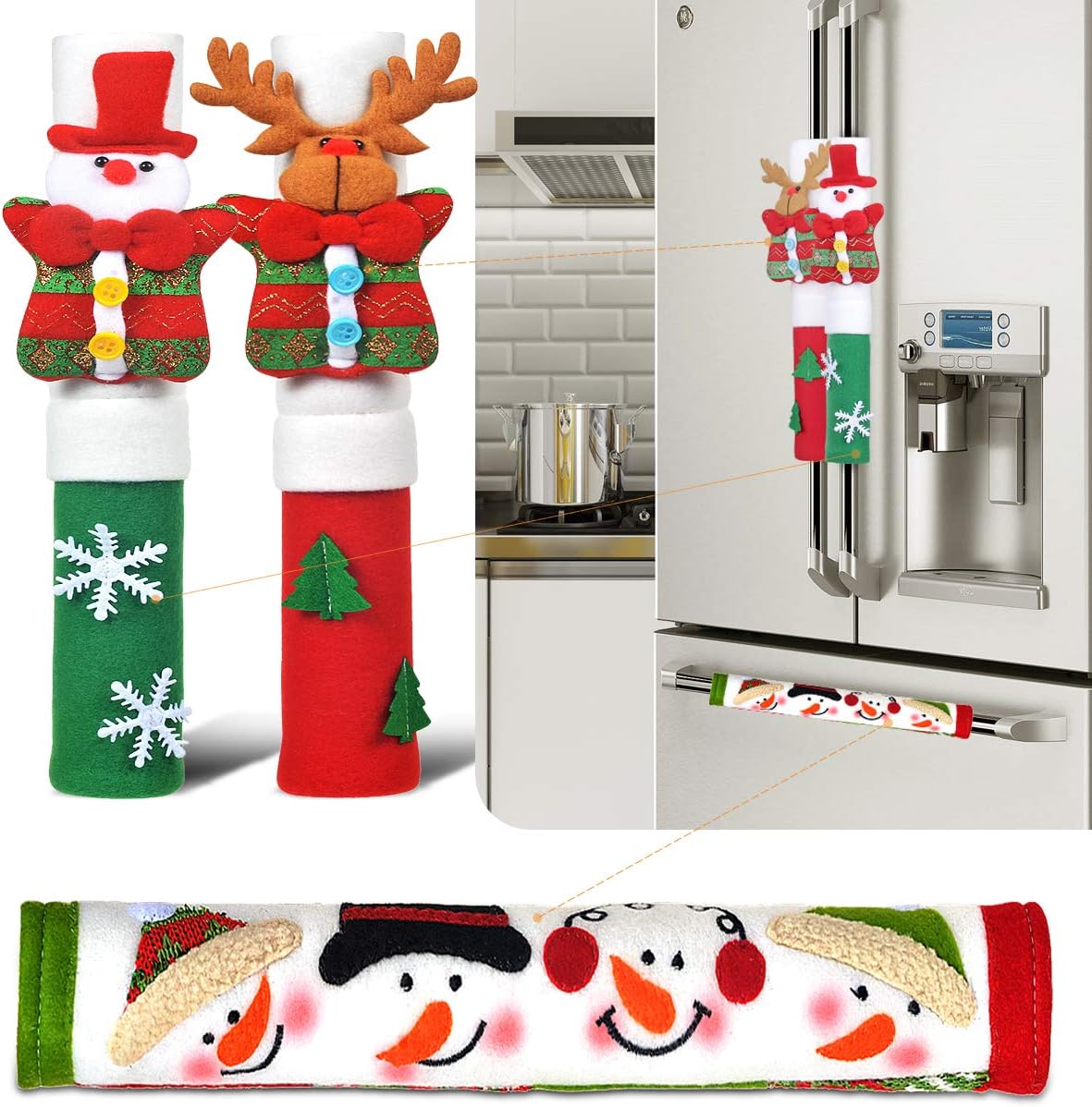 Amazon.com: nuvagiki Easter Refrigerator Handle Covers Decorations, 2 ...