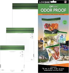 Amazon.com: LOKSAK - OPSAK Odorproof Dry Bags for Backpacking, Hiking ...