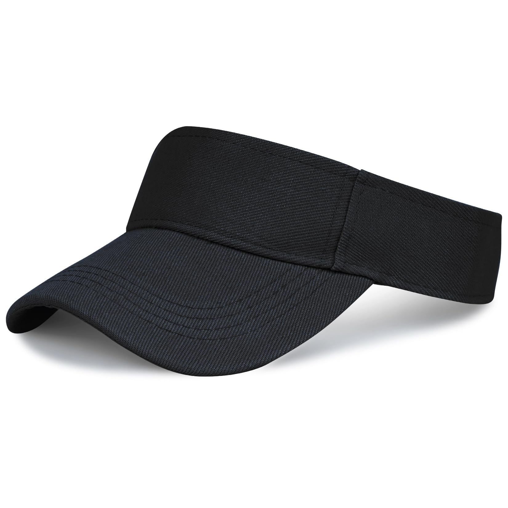 Marrywindix 1 Piece of Black Sport Wear Athletic Visor Sun Sports Visor ...
