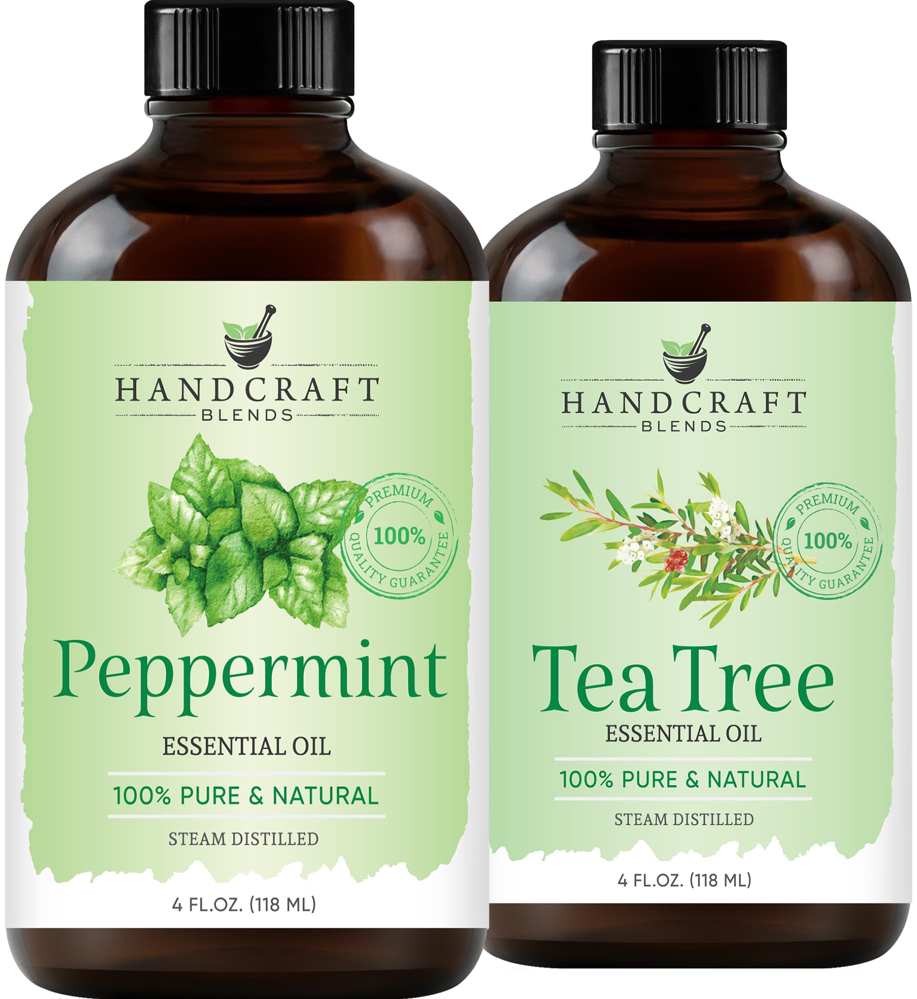 Amazon.com: Handcraft Blends Tea Tree Essential Oil and Peppermint ...