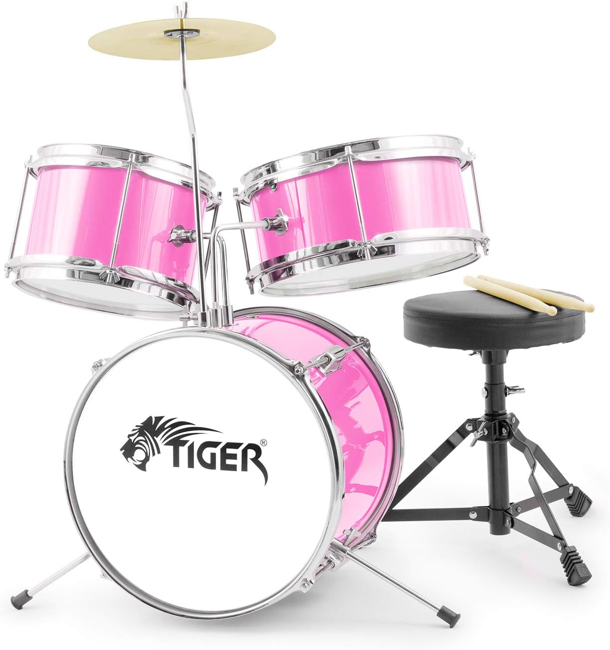Kids Drum Kit Eastar 14 '' for Kids Beginners, Drum Set 3-Piece with ...