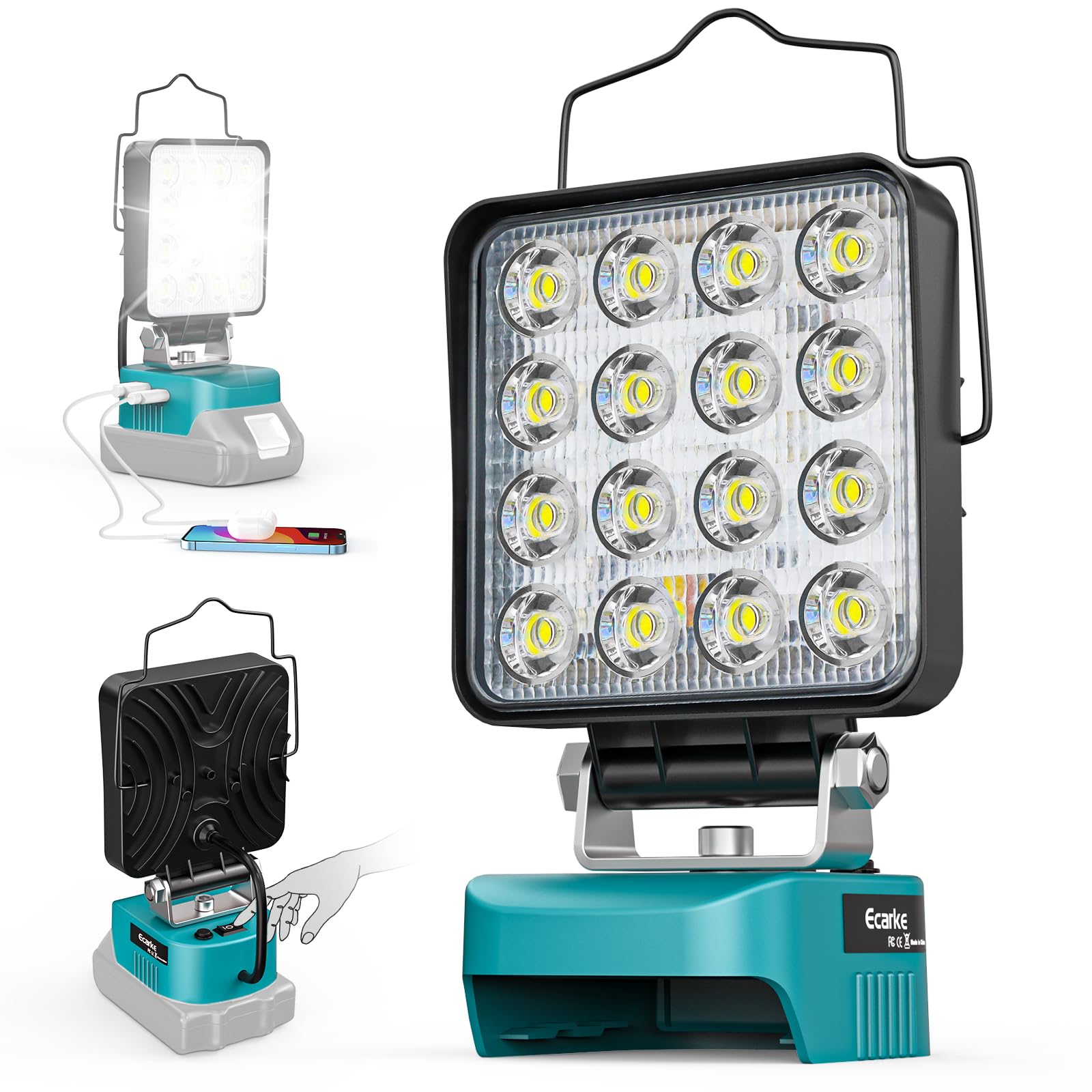 Snapklik.com : LED Work Light For Makita Battery: Flood Lights