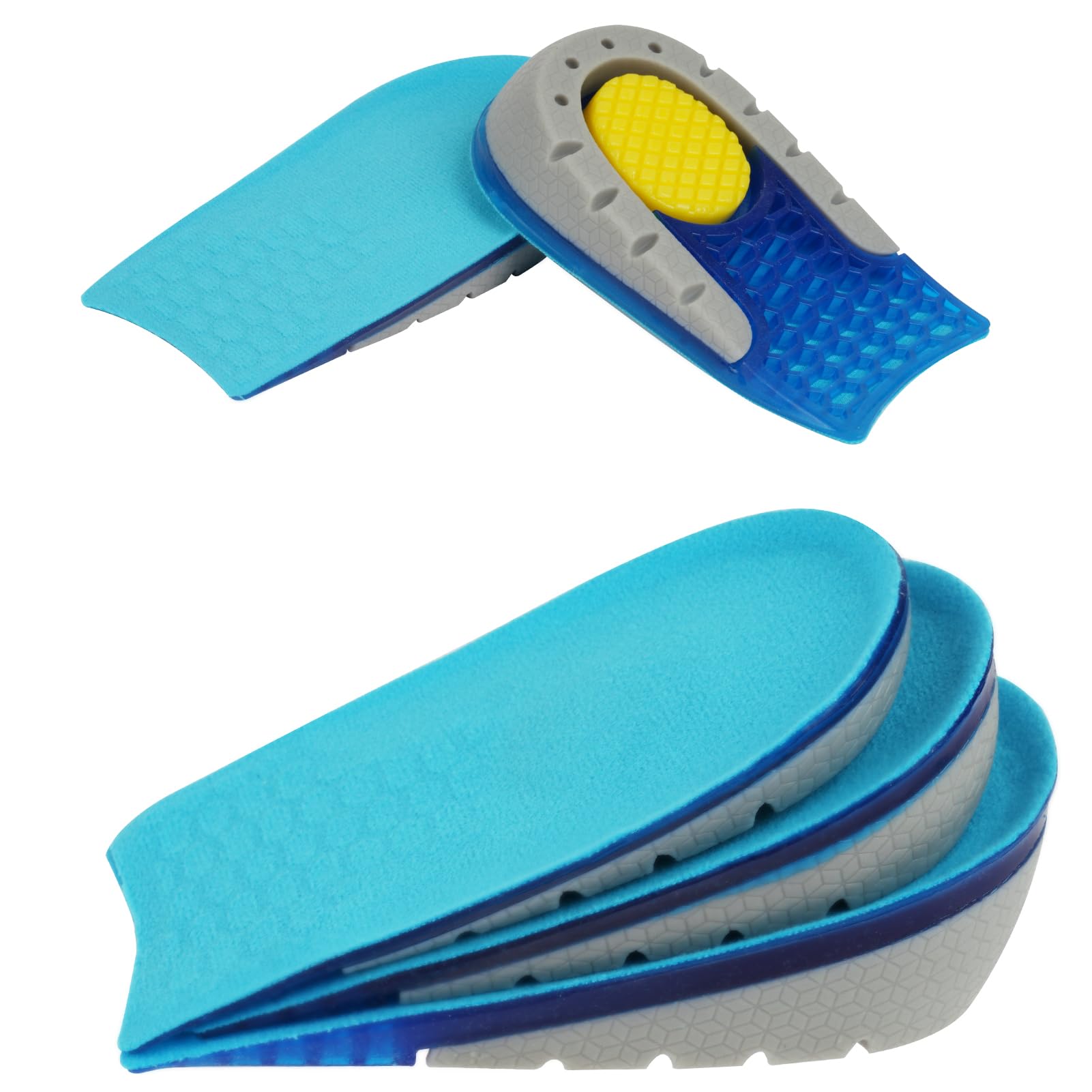 Aomig Height Increase Insoles, Heel Cushion Pads Heel Insole Invisible ...