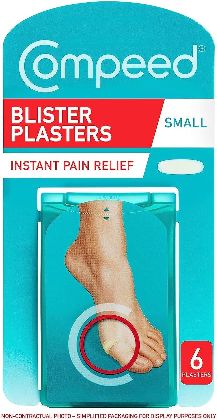 Compeed Blister Plasters Small Size 6 Pack - Hydrocolloid Foot ...