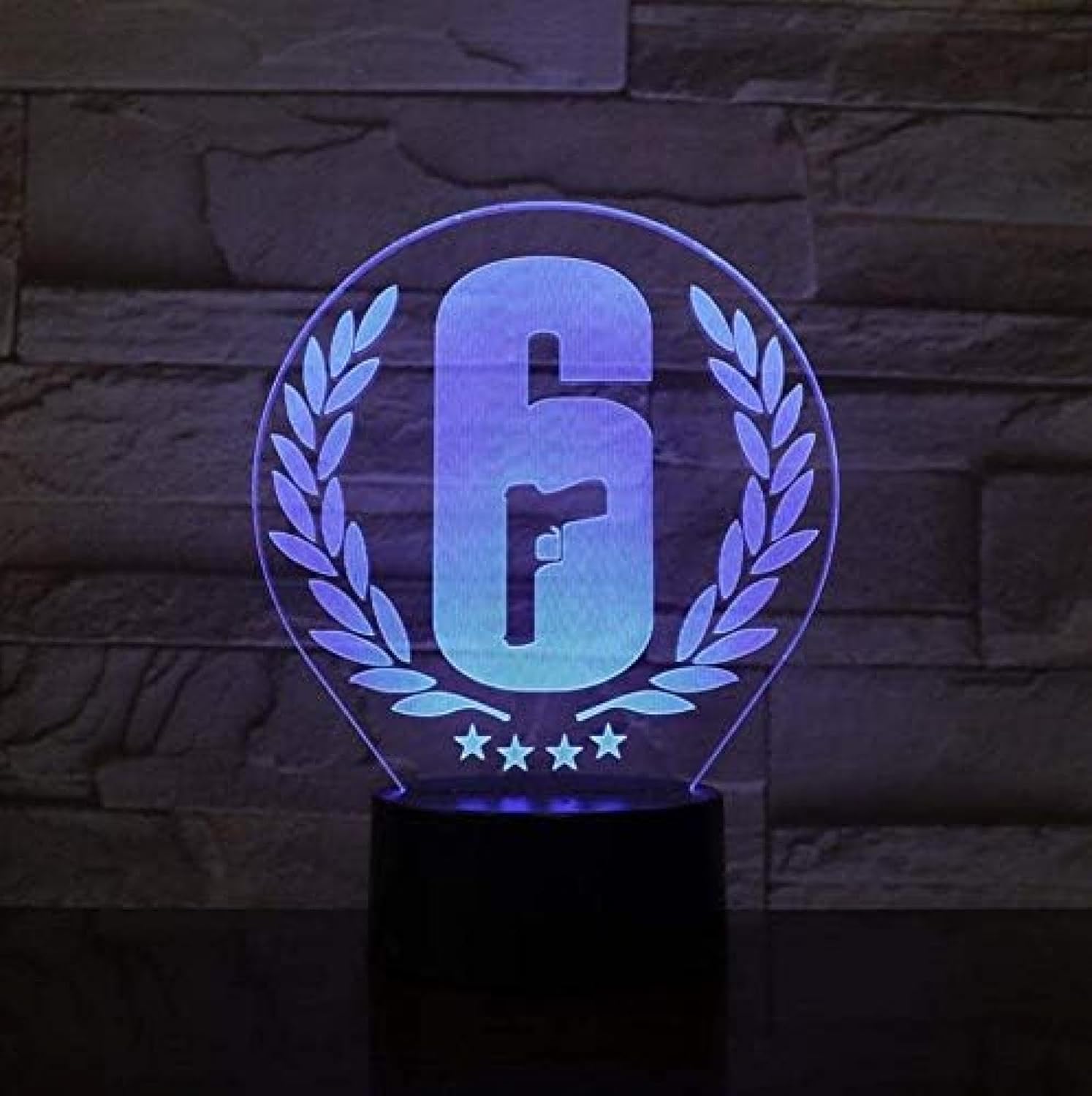 Amazon.com: ItoNC LED Night Light Rainbow Six Siege Table Lamp Room ...
