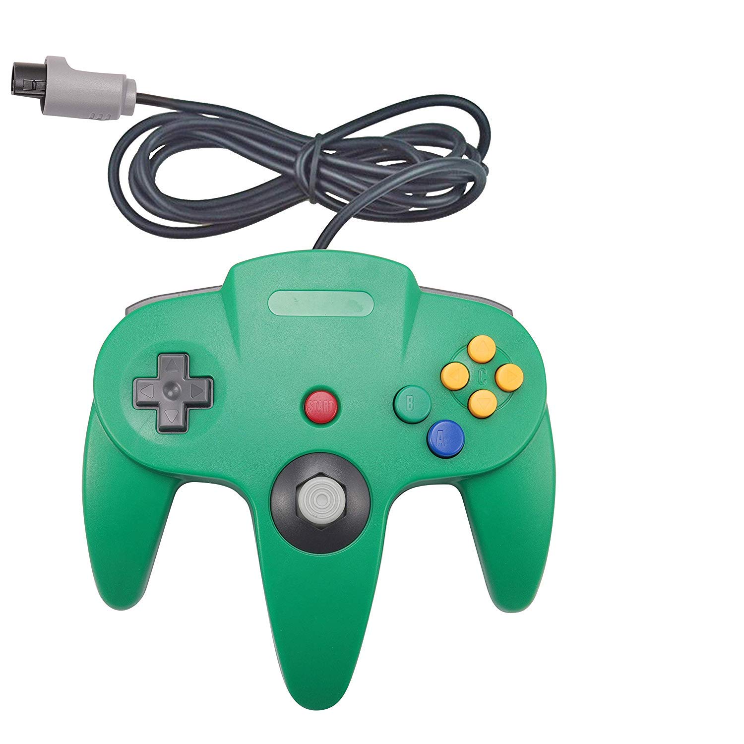 Nokkoo 3rd Party Made Classic Wired N64 64 Bit Gamepad Joystick Ultra 64 Video Game