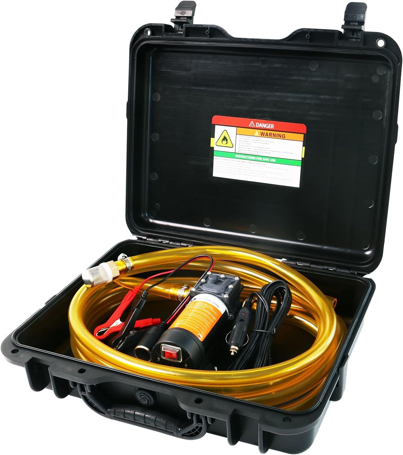 Amazon.com: 12V Fuel Transfer Pump Set,75W Gasoline Transfer Pump Moves ...