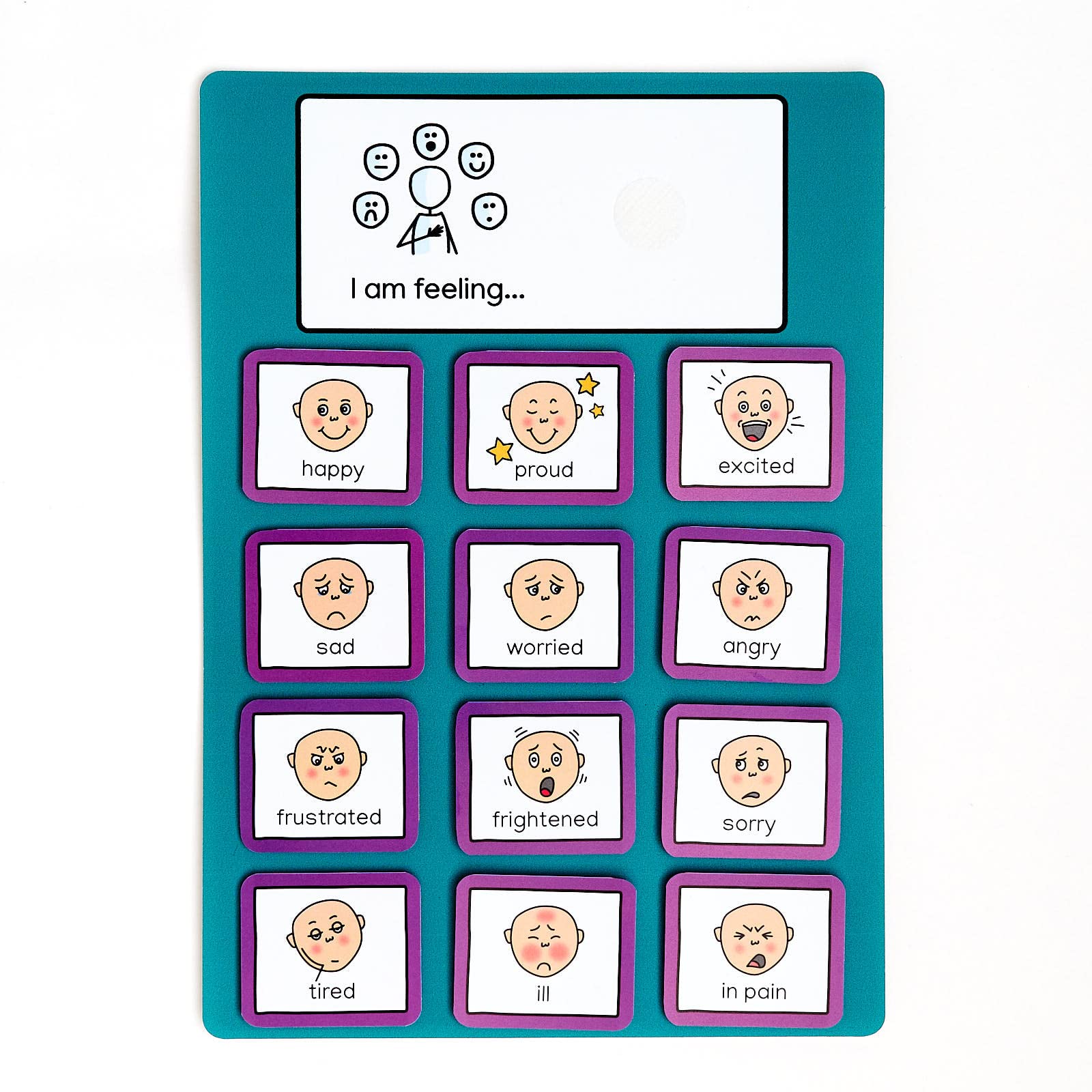 Buy I Am Feeling Chart, (B) Emotions Visual Symbols To Support ...