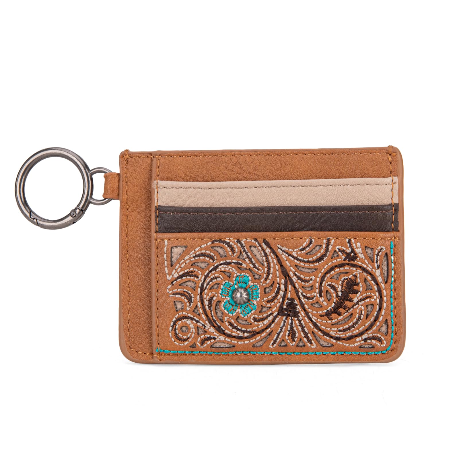 Amazon.com: Montana West Western Card Holder Wallet for Women Tooling ...