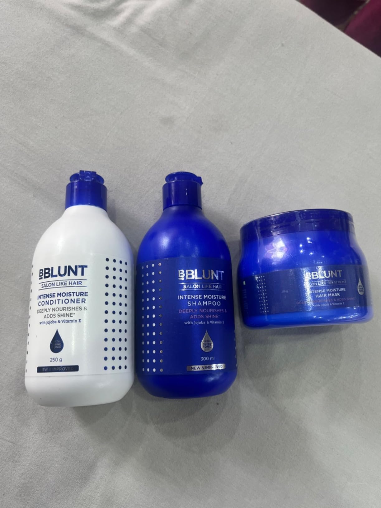BBlunt Intense Moisture Shampoo 300ml + Intense Moisture Hair Mask 250g ...