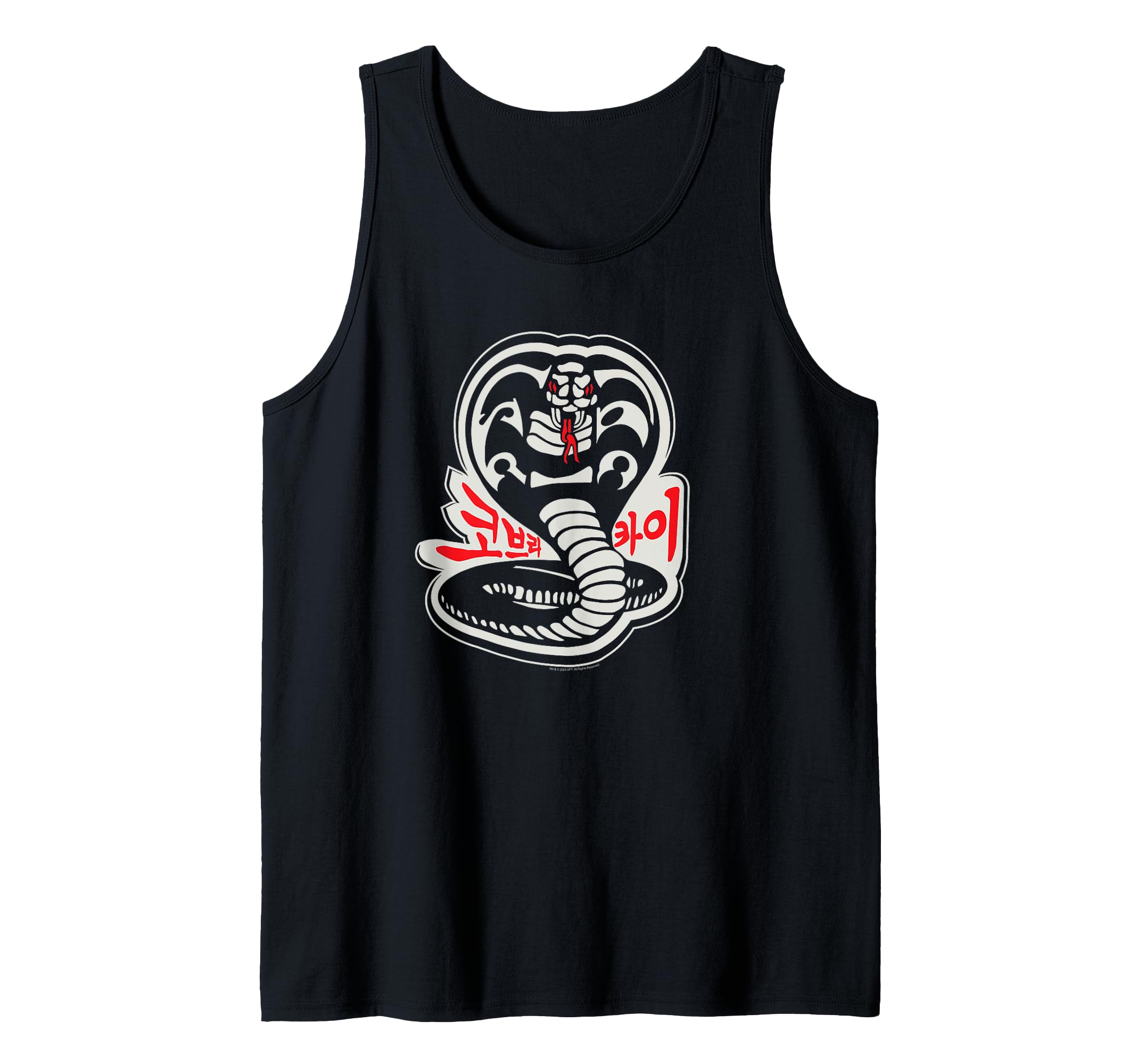 Amazon.com: Cobra Kai Karate Dojo South Korea Snake Logo Sekai Taikai Tank Top : Clothing, Shoes ...
