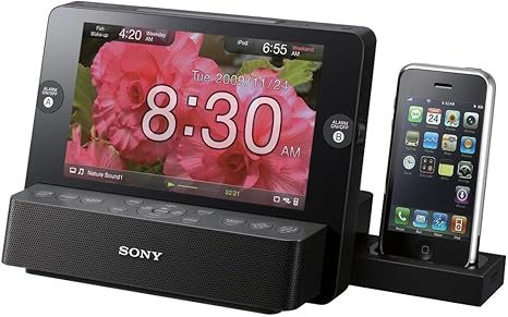 Amazon.com: Sony ICFCL75IP 30-Pin iPhone/iPod Radio Speaker Dock with 7 ...