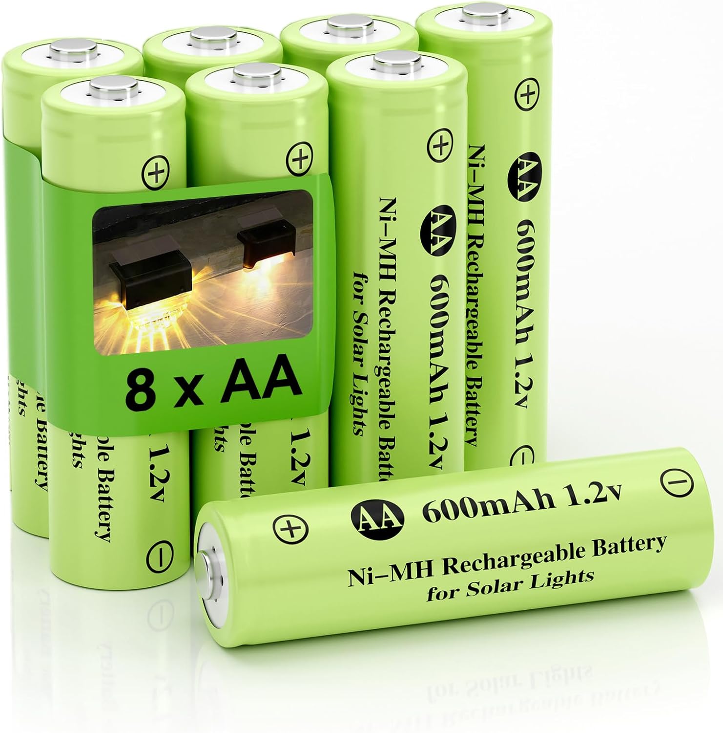 Amazon.com: Howardly Ni-MH AA 600mAh 1.2v Rechargeable Battery for ...