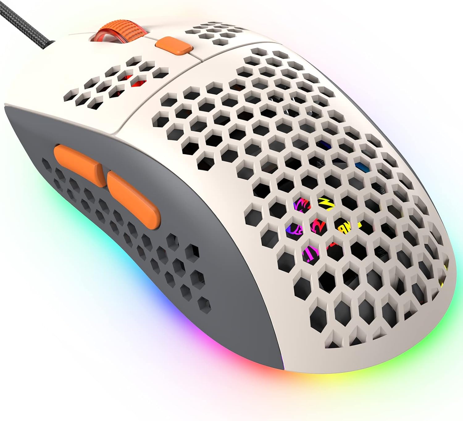 KUIYN 383 PRO M8 Ultralight Wired Gaming Mouse, Lightweight Honeycomb ...