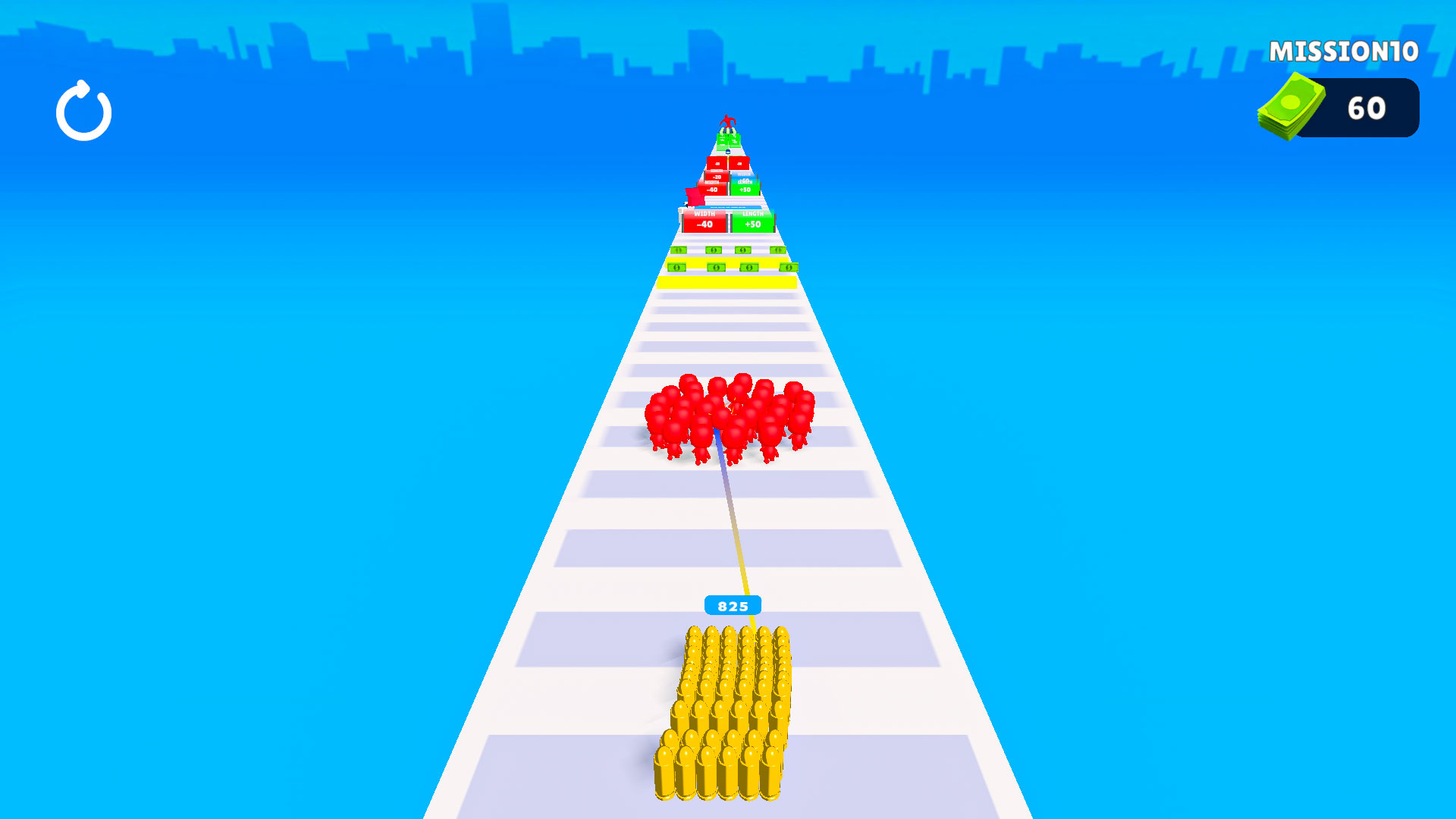 Bullet Army Stack Run 3D Weapon Master: Build Bullets Army Control Rush ...