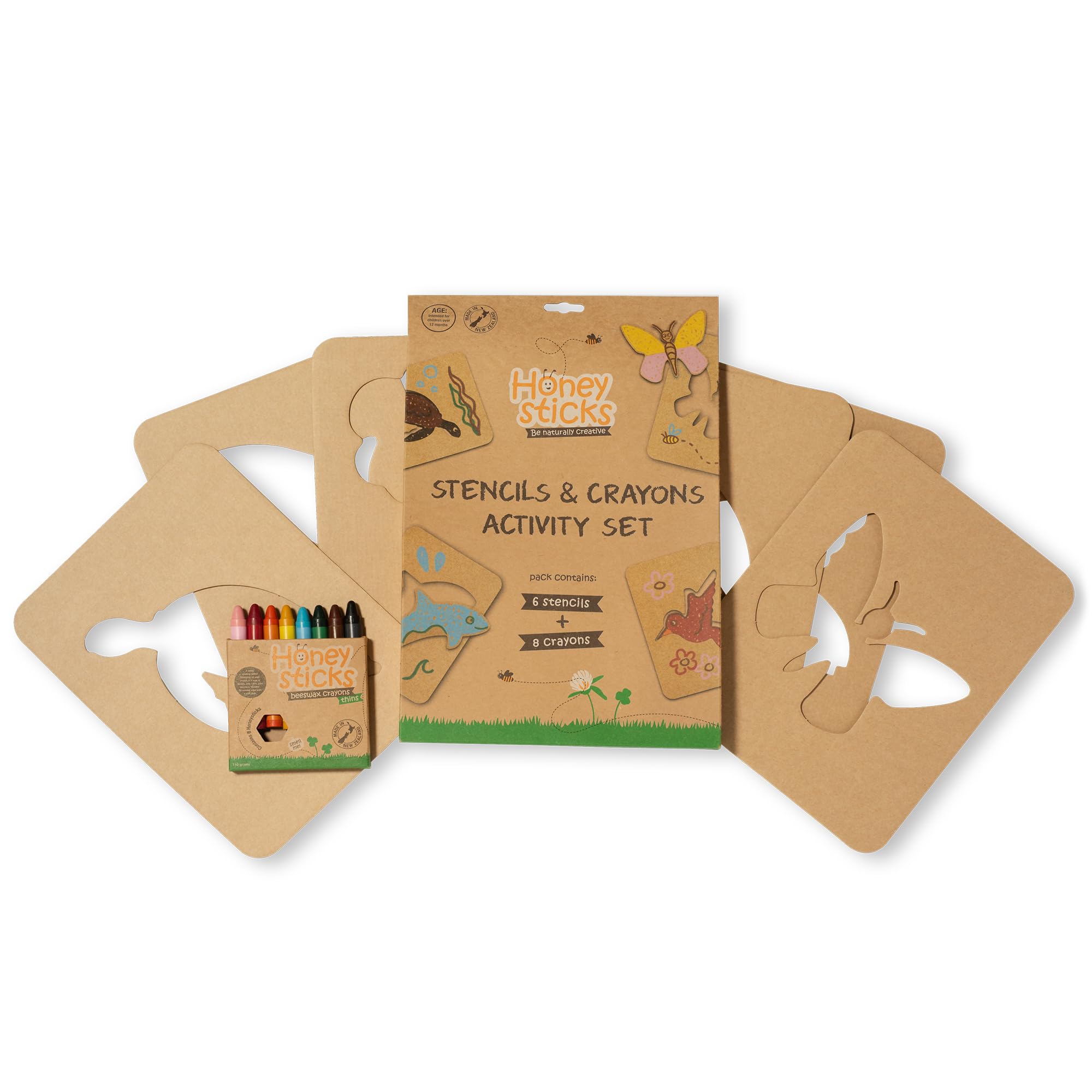 Snapklik.com : Honeysticks Kids Activity Set - 6 Large Stencils For ...