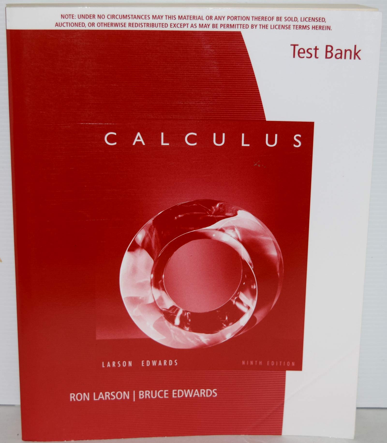 Calculus Test Bank: Larson: 9780547213118: Amazon.com: Books