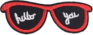 Amazon.com: United Pups Sunglasses Iron on Patch for Pets Kids Women Mens Clothing Jean Jackets ...