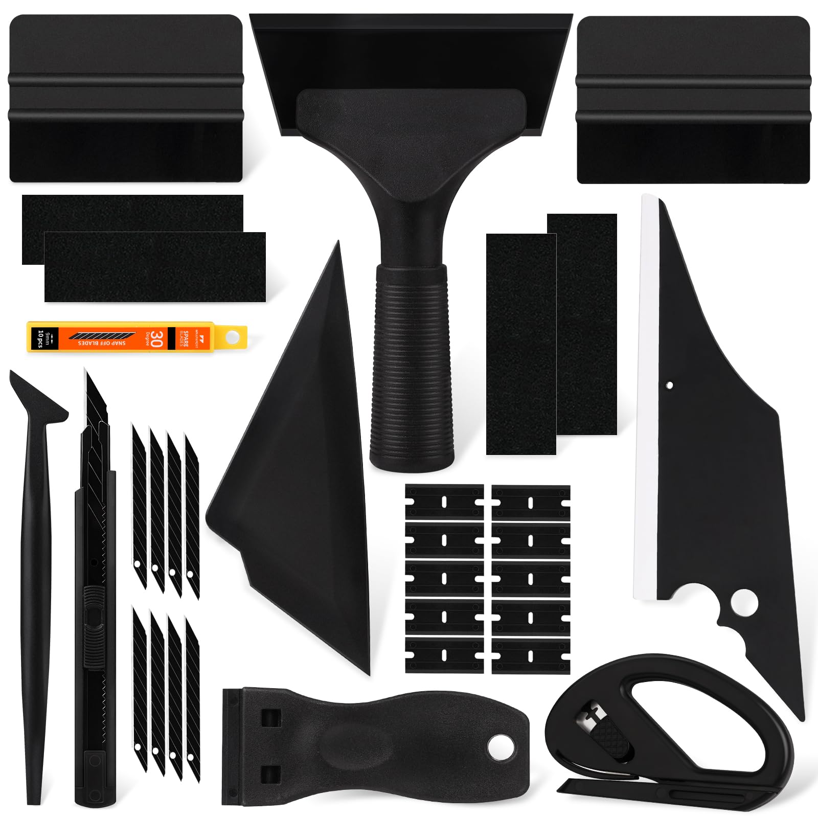 Amazon.com: WRAPXPERT Car Window Tint Kit 15 Pcs Vinyl Wrap Tools Kit ...
