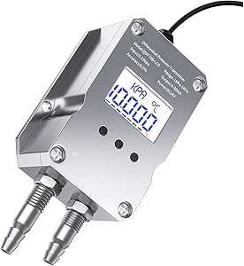 Amazon.com: PPOZYLPC Differential Pressure Gauge 0-1Kpa 0-2Kpa 0-5Kpa 0-10Kpa Differential ...
