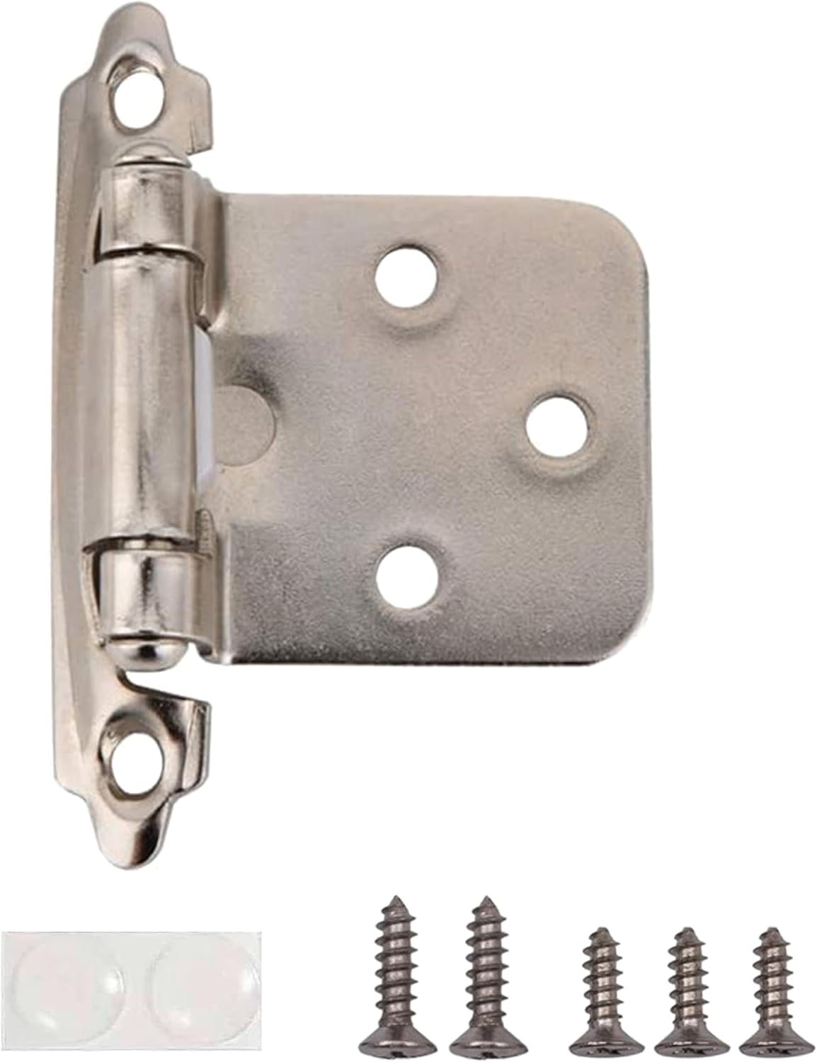 [XMJAS-FURN]1/2 Inch Overlay Cabinet Door Hinges Black, 20 Pack 10 ...