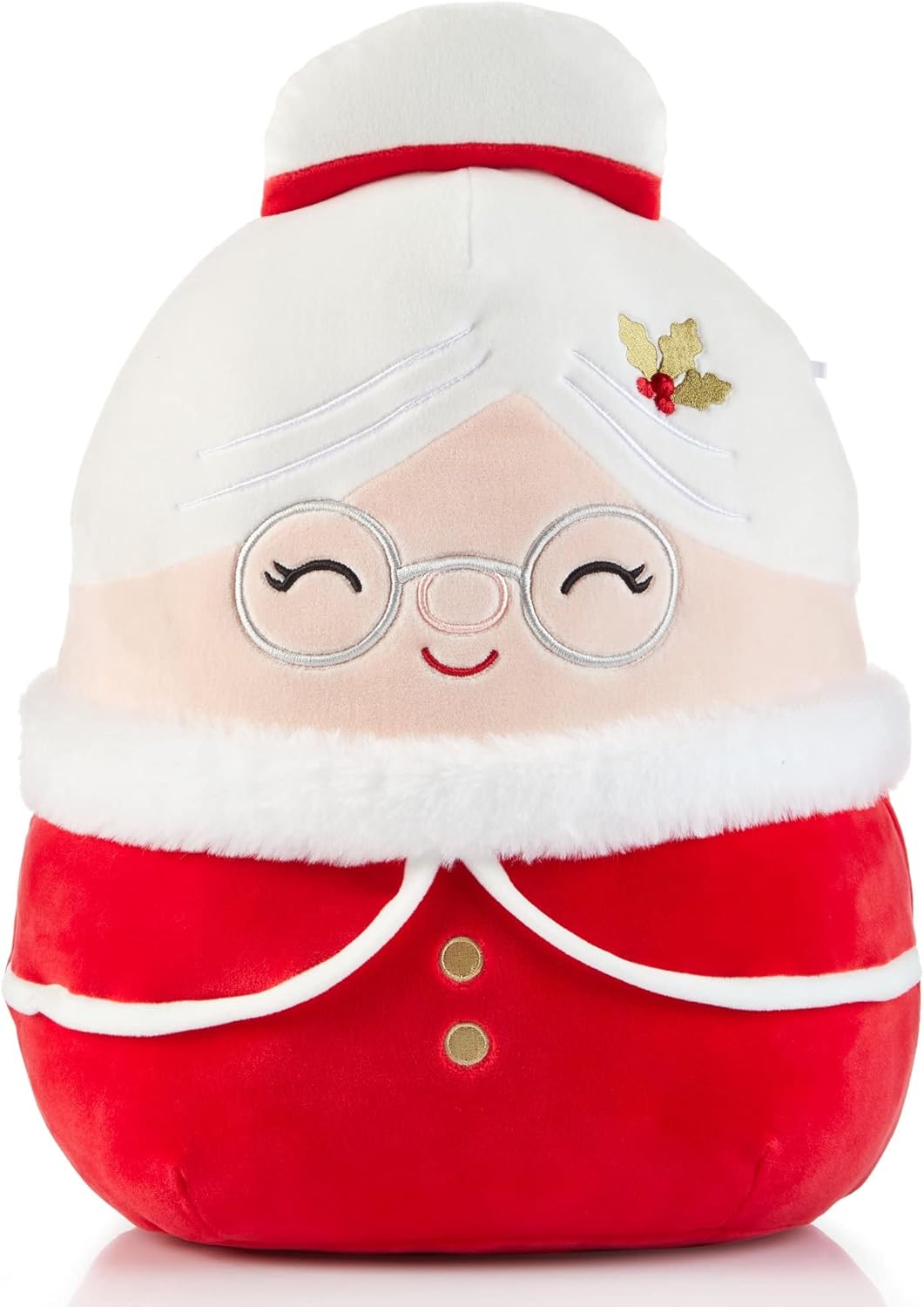 Amazon.com: Squishmallow 12" Nicolette Mrs. Santa Claus - Official ...
