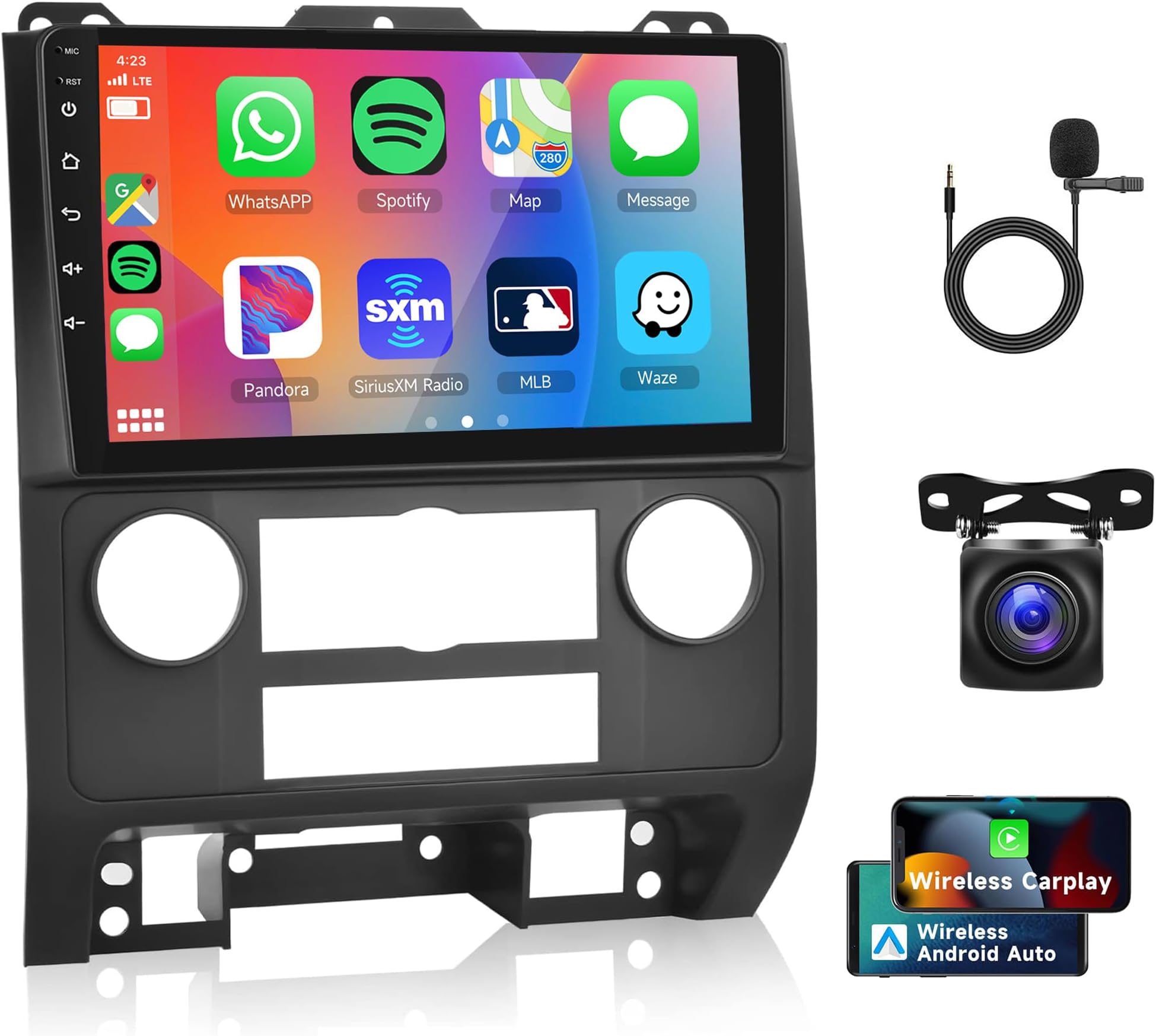 Amazon.com: Android Car Stereo for Ford Escape 2007-2012/Mazda Tribute ...