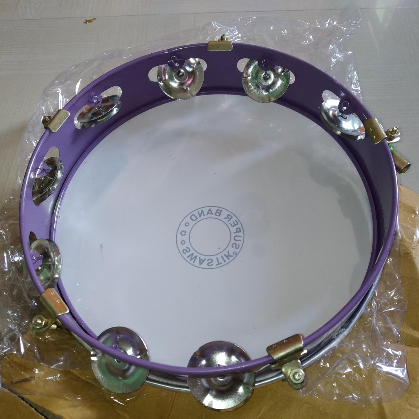Alligator Dafli/Tambourine Random colour 10 inch Hand Percussion ...