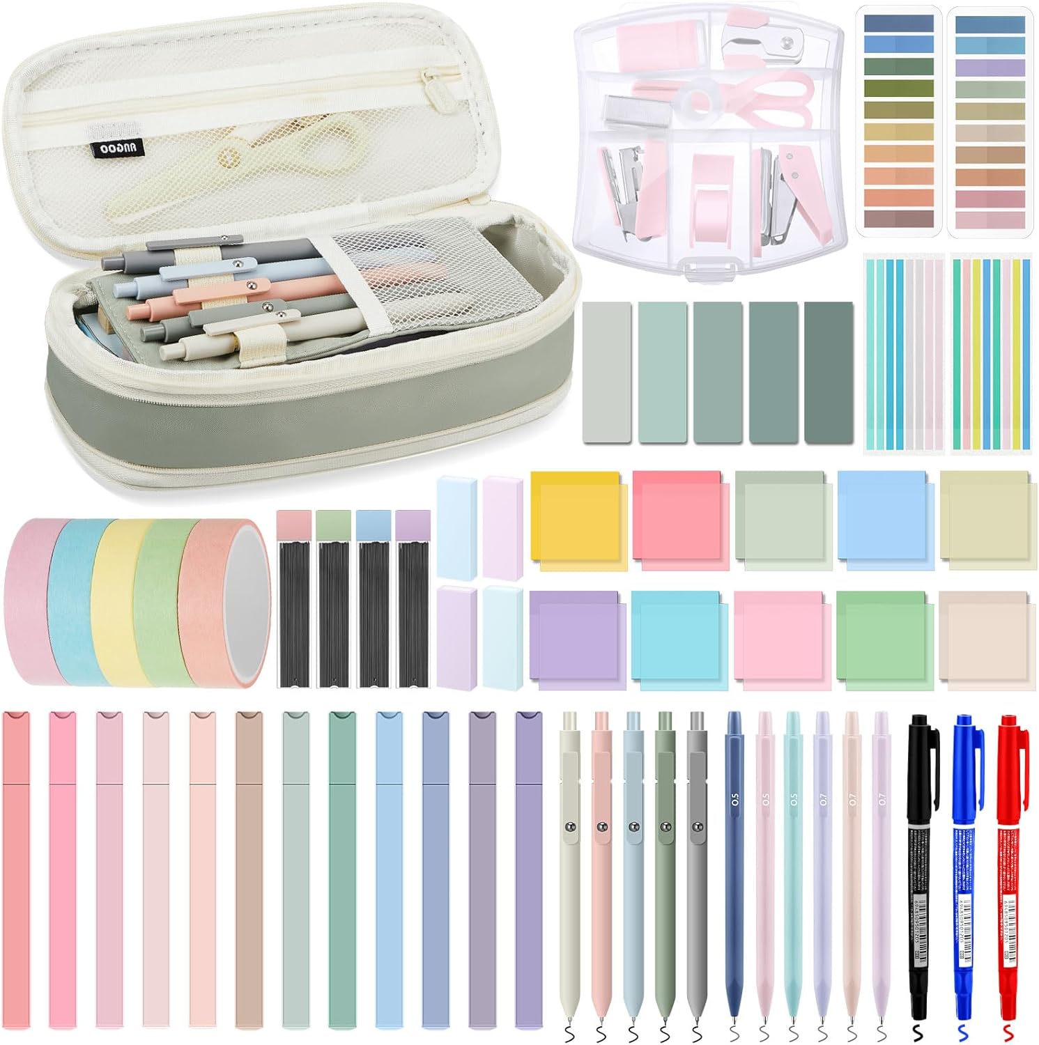 Amazon.com : Sinload 60 Pcs Aesthetic Book Annotation Kit School ...