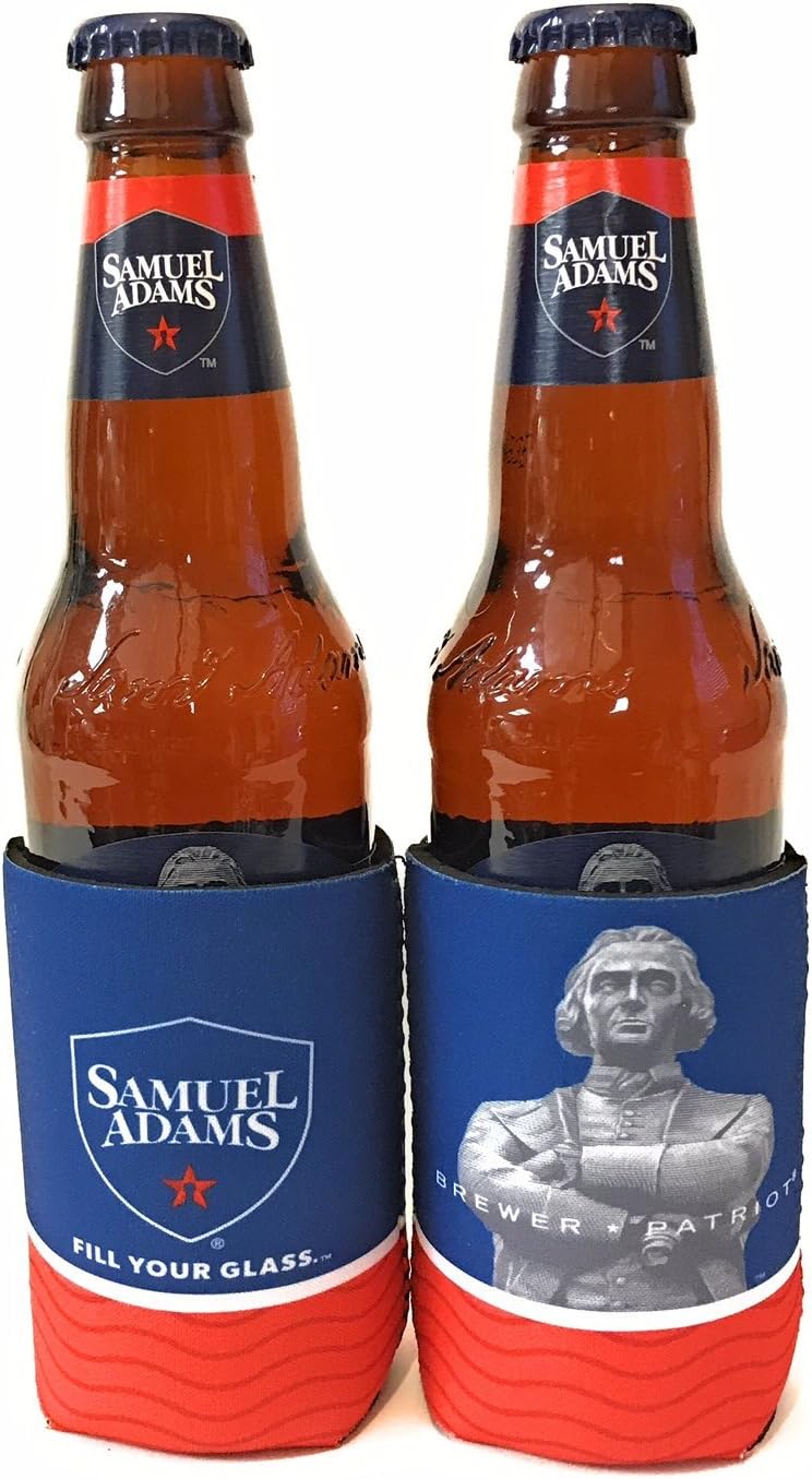 Amazon.com: Samuel Adams Lager Brewer Patriot Bottle Can Cooler ...