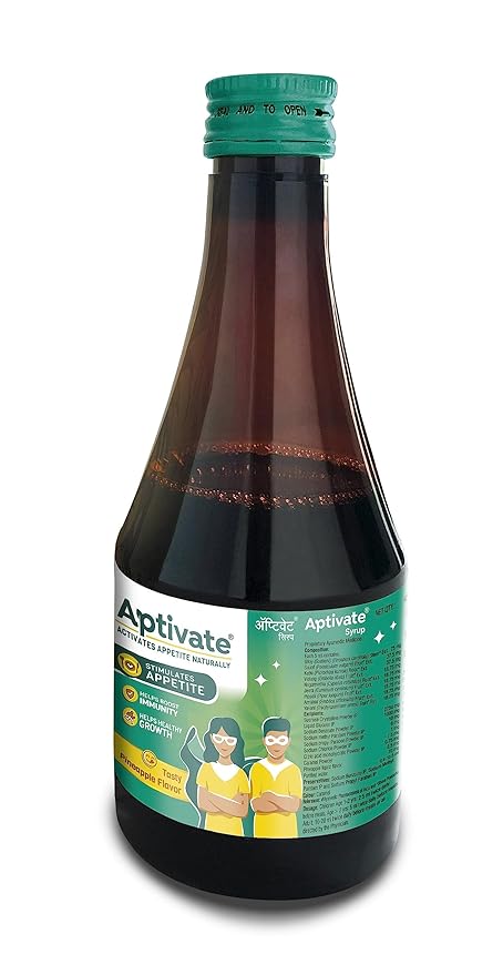 Buy Aptivate Syrup 100% Ayurvedic Appetite Stimulant For Children ...