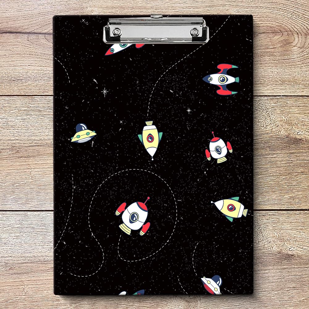 Tinywalk Wooden Card Board with Metal Clip (Glossy Finish - Size 9x13 ...