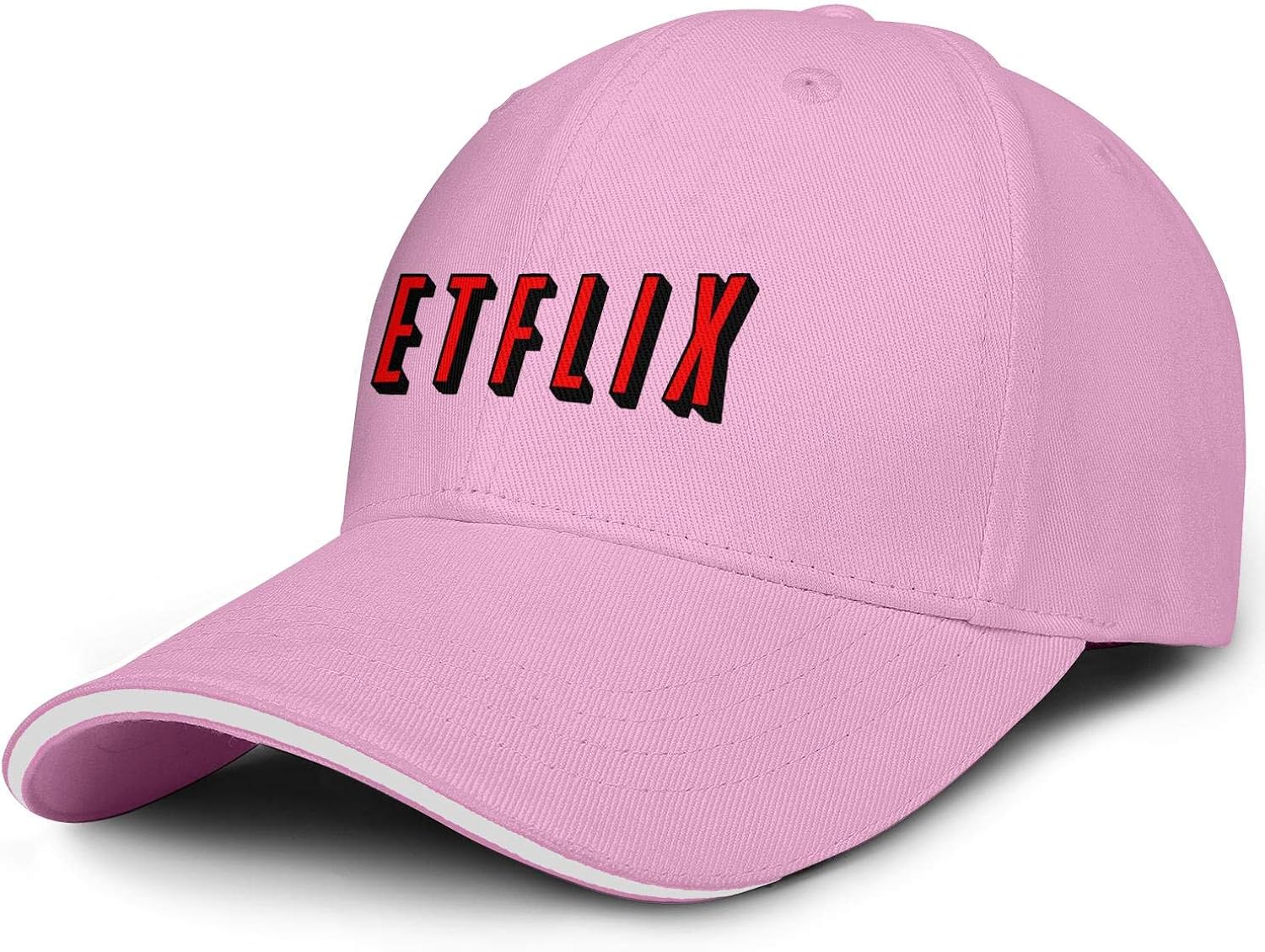 Netflix-Logo- Unisex Baseball Cap Printed Hat Military Cap for Cycling ...