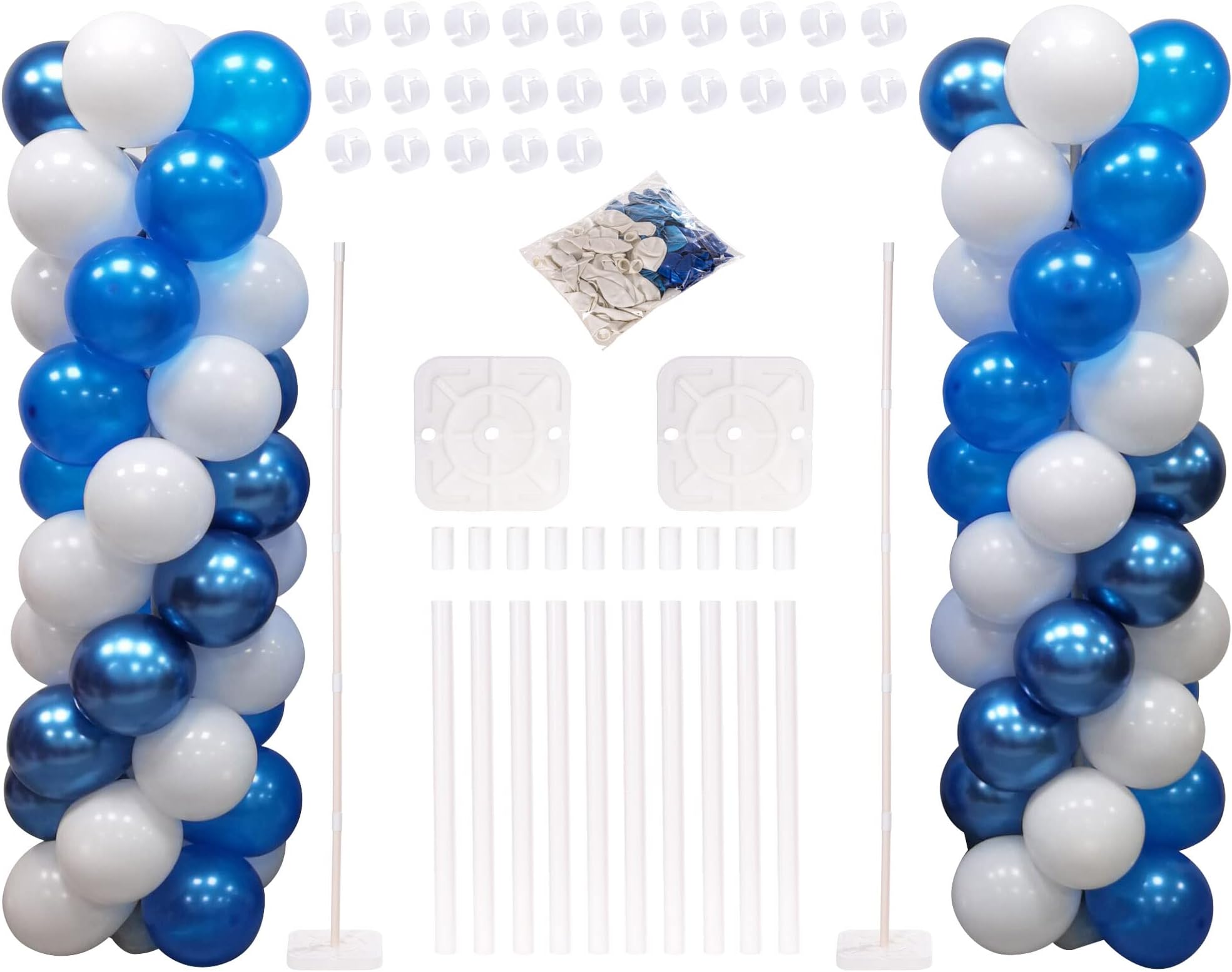 Amazon.com: Sonwyoung 2 Sets 2024 Graduation Balloon Column Stand Kit ...
