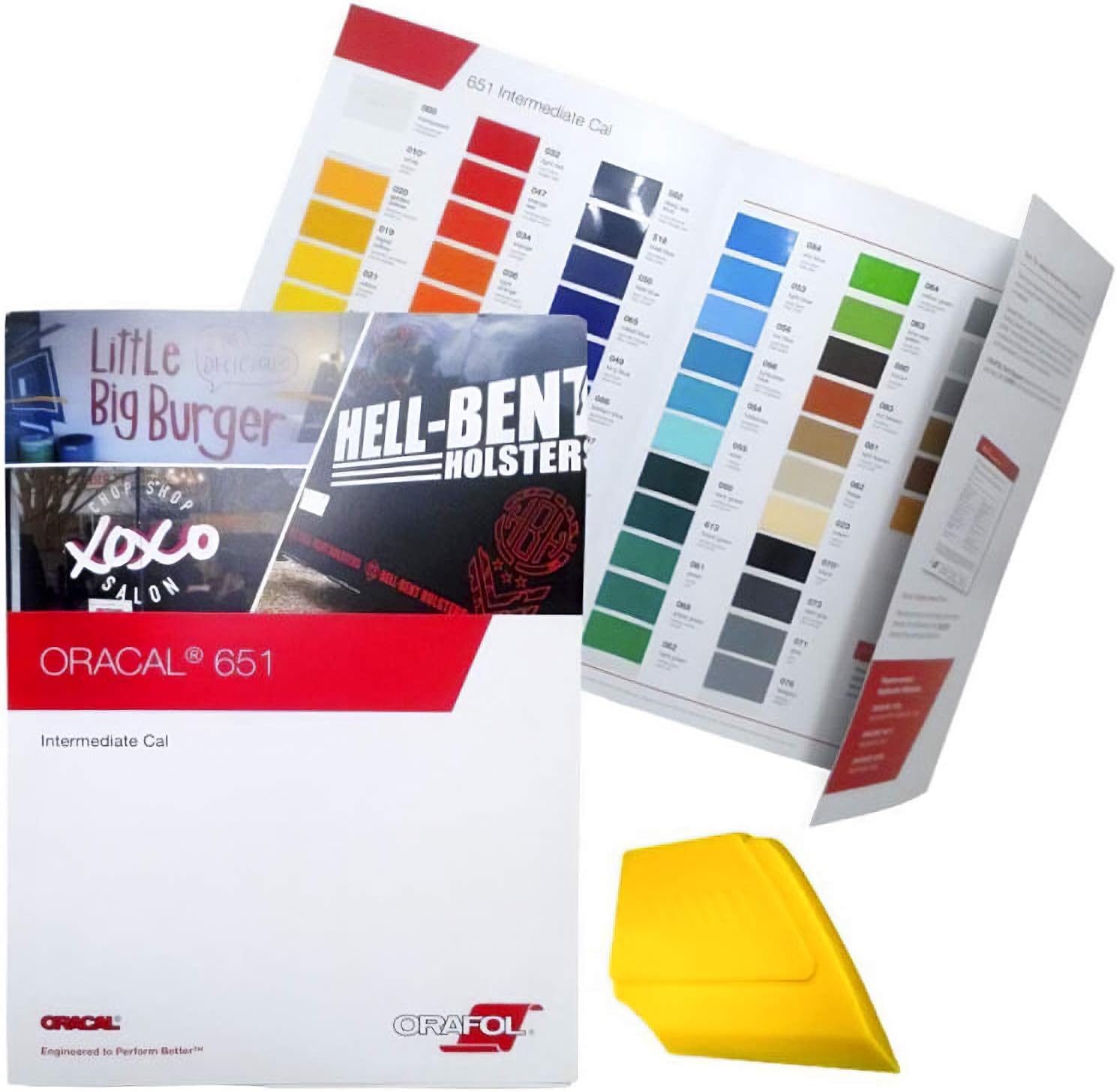 Amazon.com: ORACAL 651 High-Gloss Vinyl Color Guide Sample Booklet ...