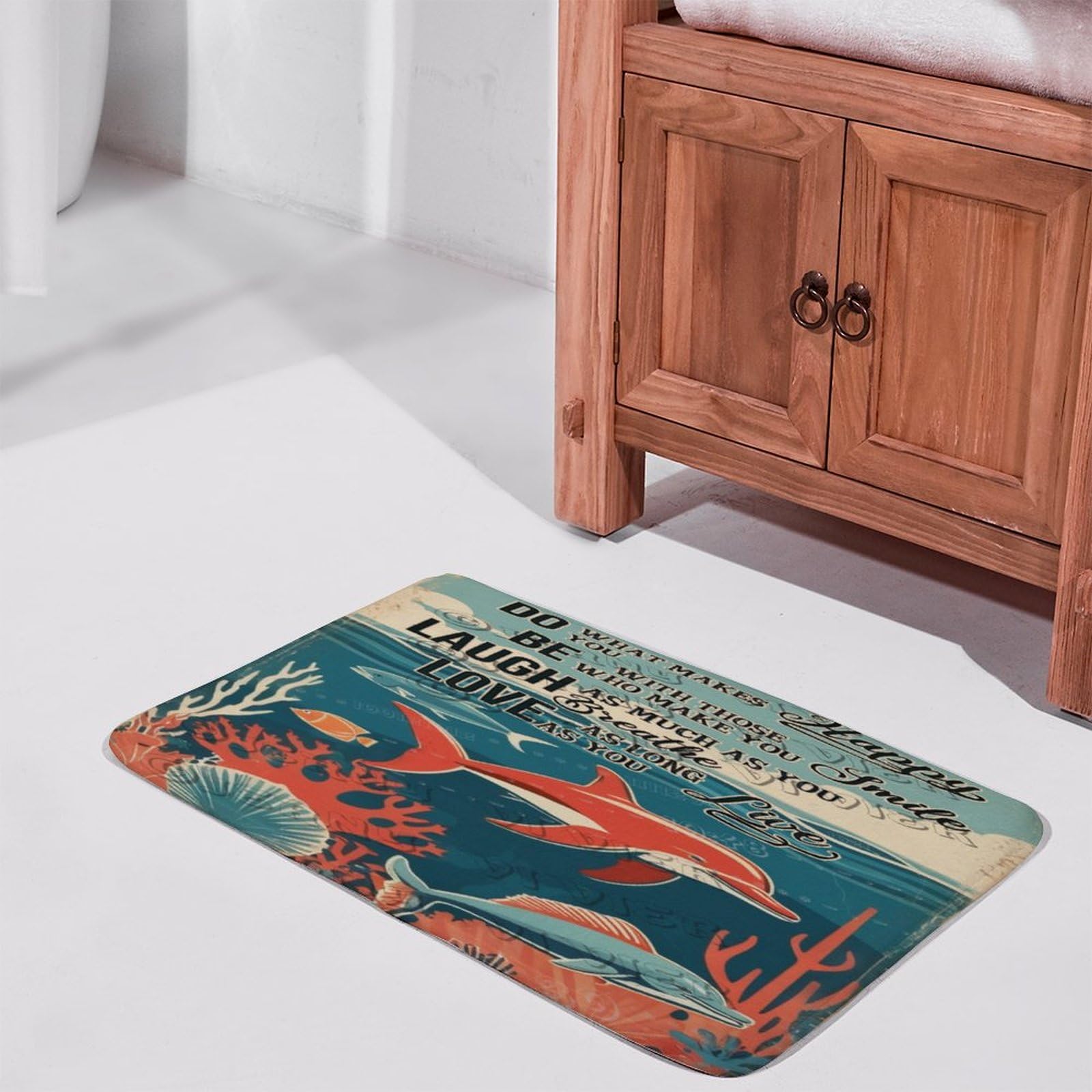 Dolphin Bathroom Rugs Amazon.com: Dolphin Bath Mat For Bathroom