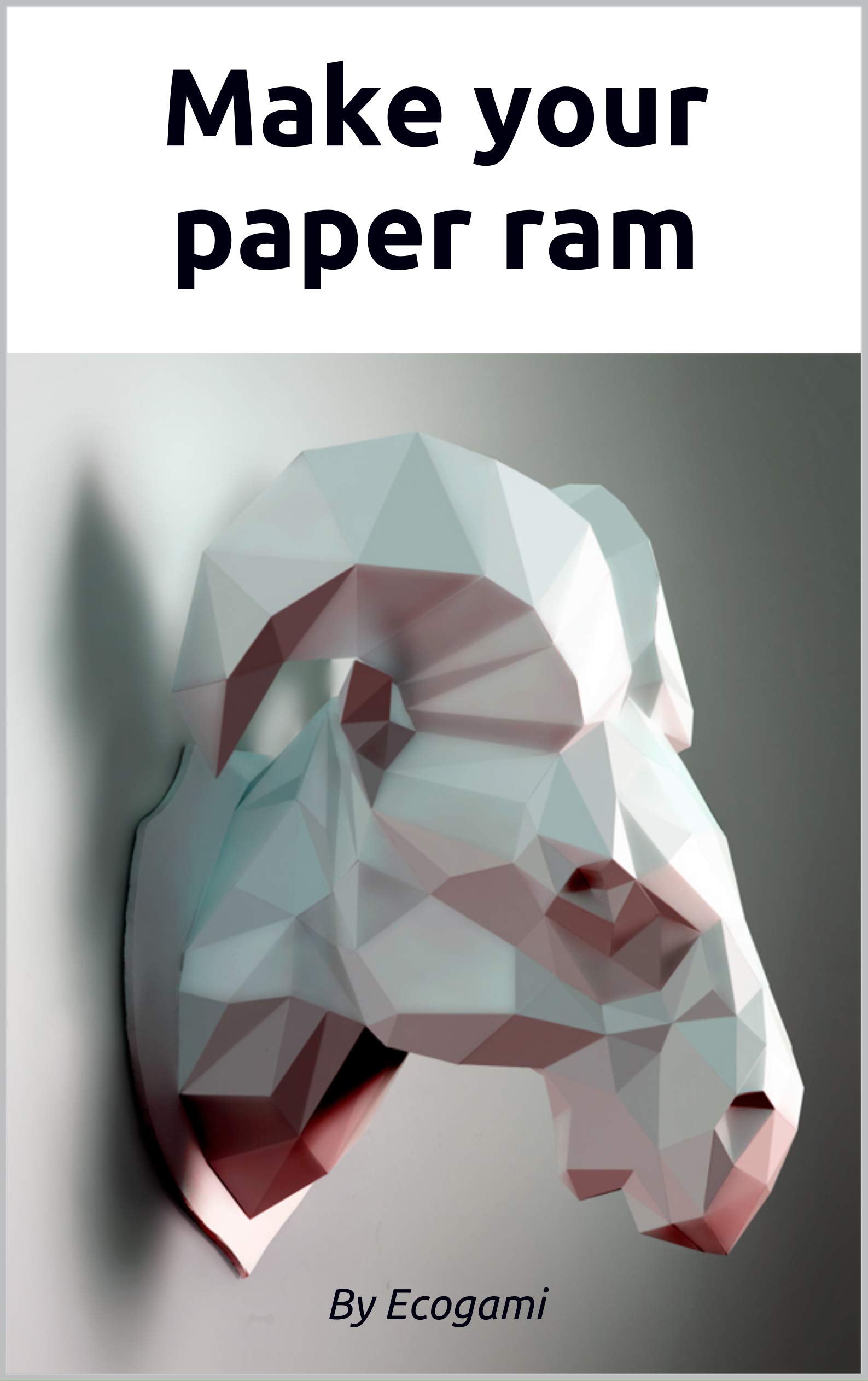 Buy Make your papercraft ram trophy: 3D puzzle | Paper sculpture ...