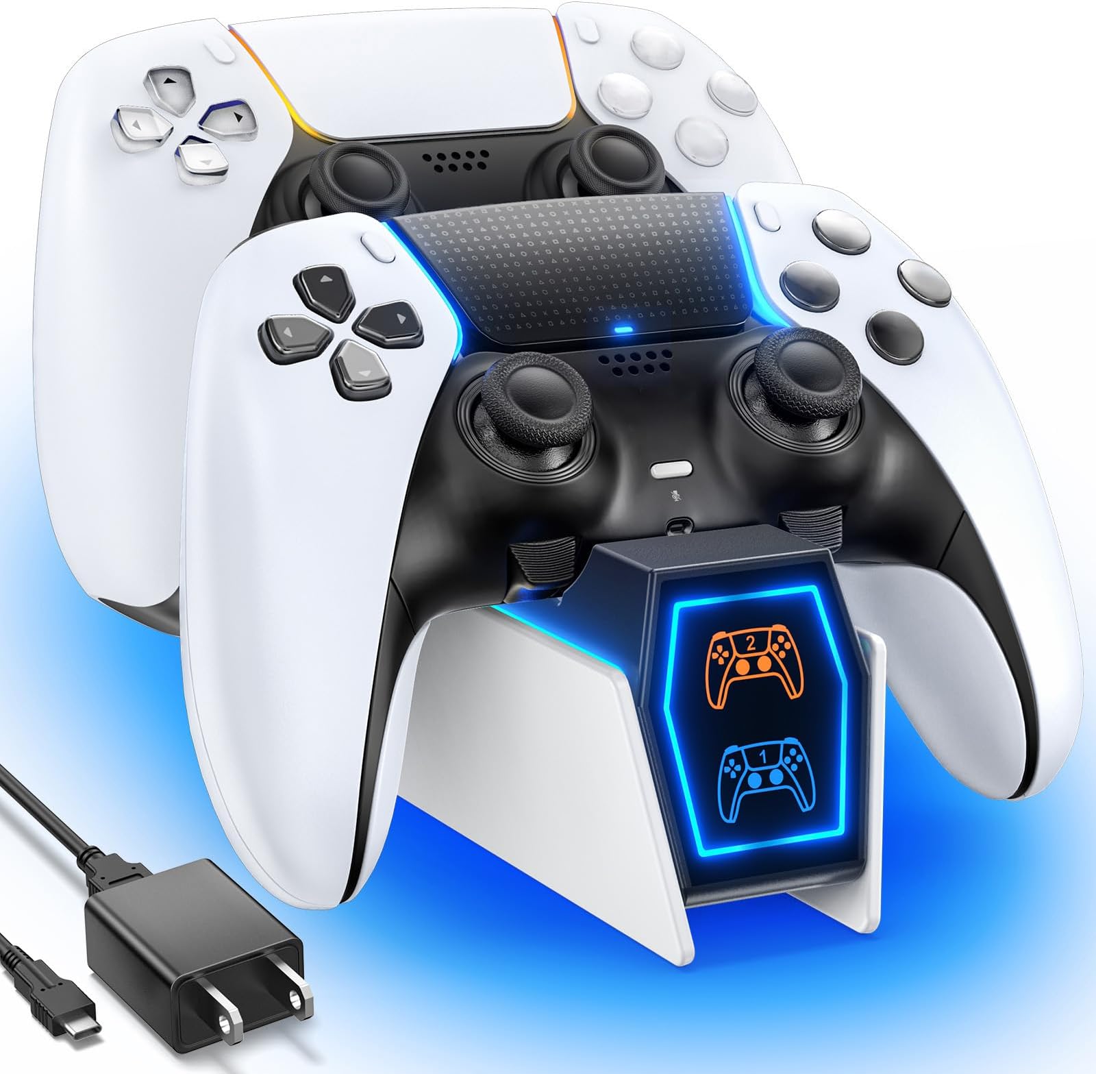 Amazon.com: KDD PS5 Controller Charger Station Compatible with ...