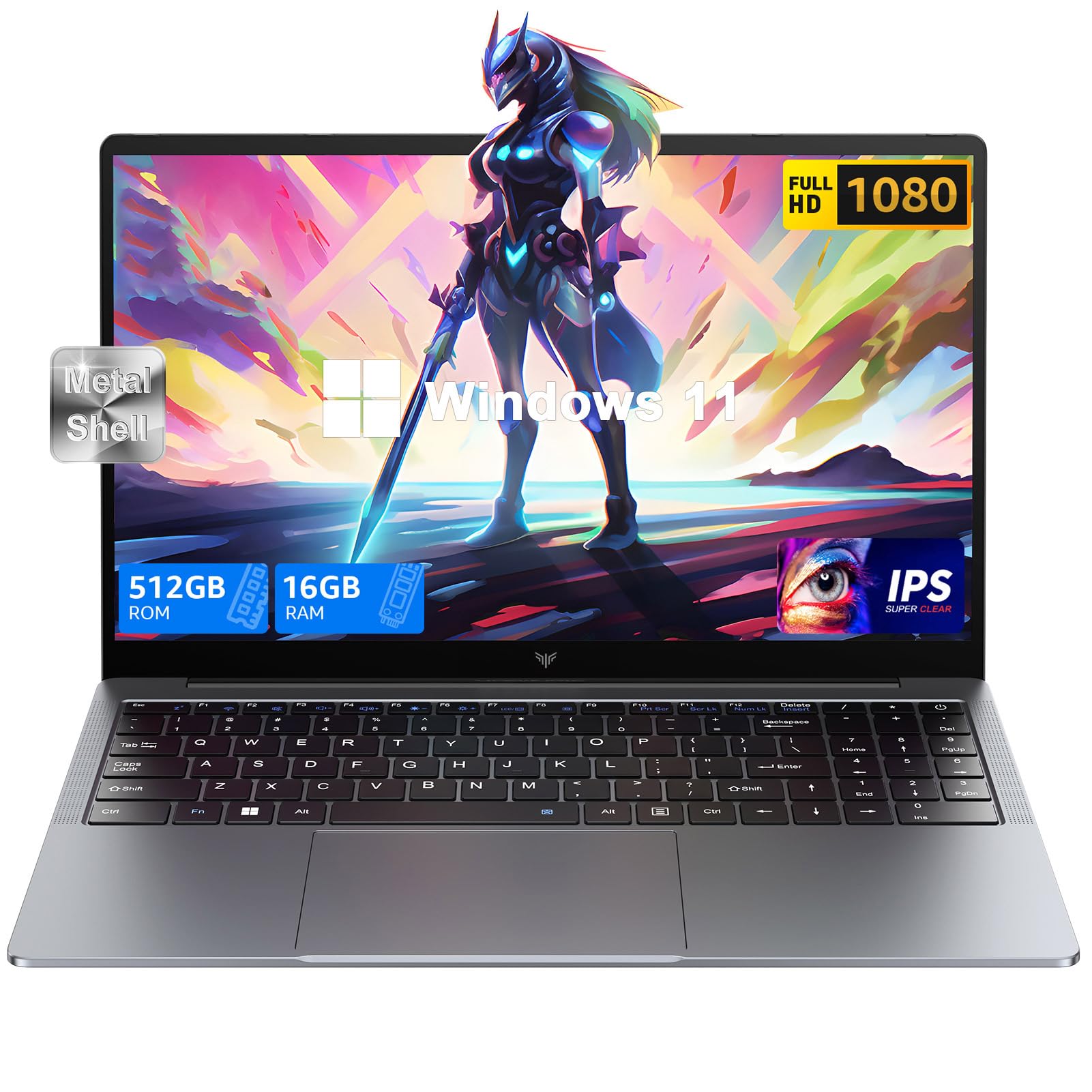Amazon.com: KAIGERR Gaming Laptop, 2025 Laptop with Intel Quad-Core Processor(Up to 3.6GHz ...