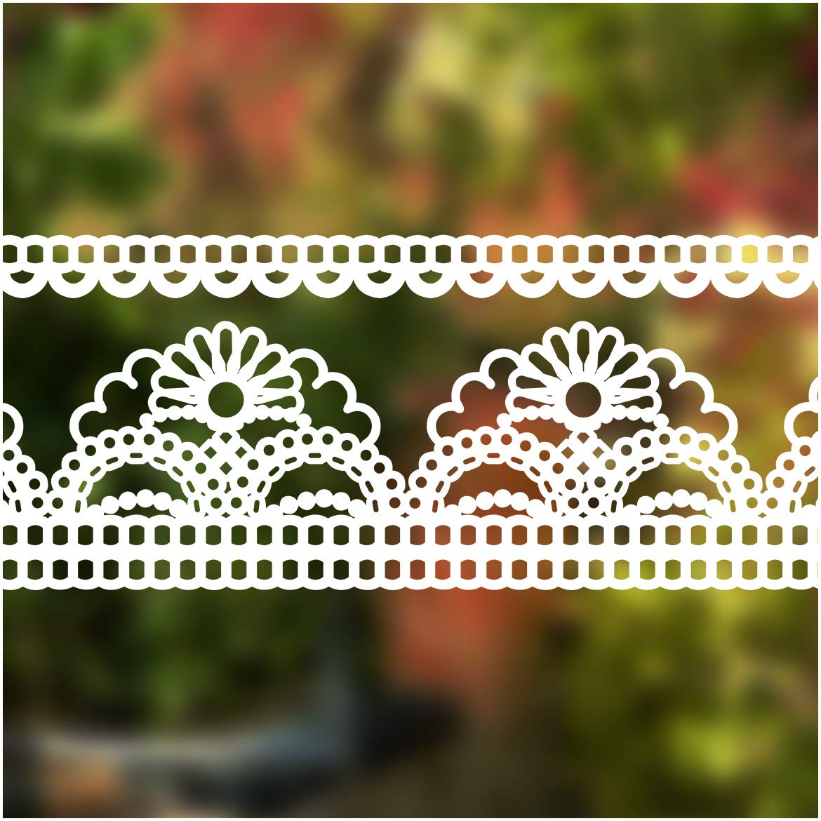 White Lace Border Graphic