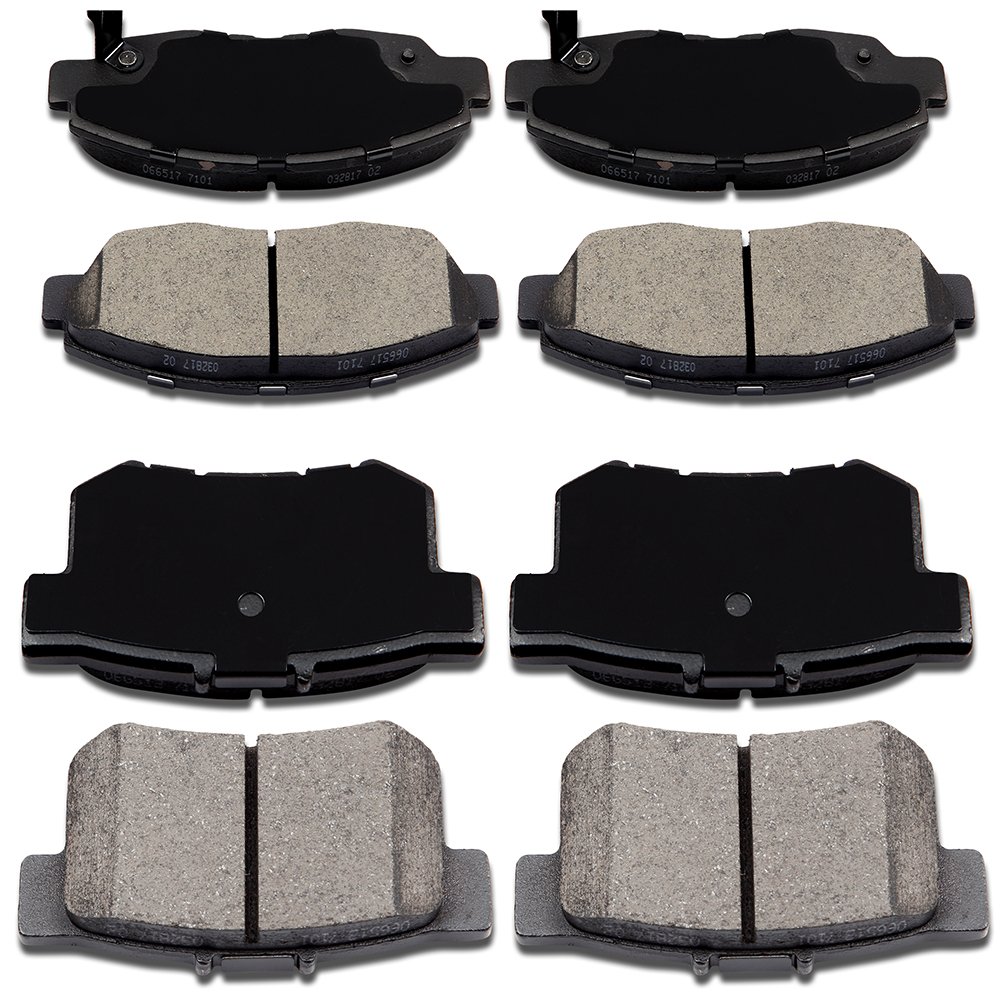 Amazon.com: Brake Pads, ECCPP D465 D537 8pcs Ceramic Brake Kits fit for ...