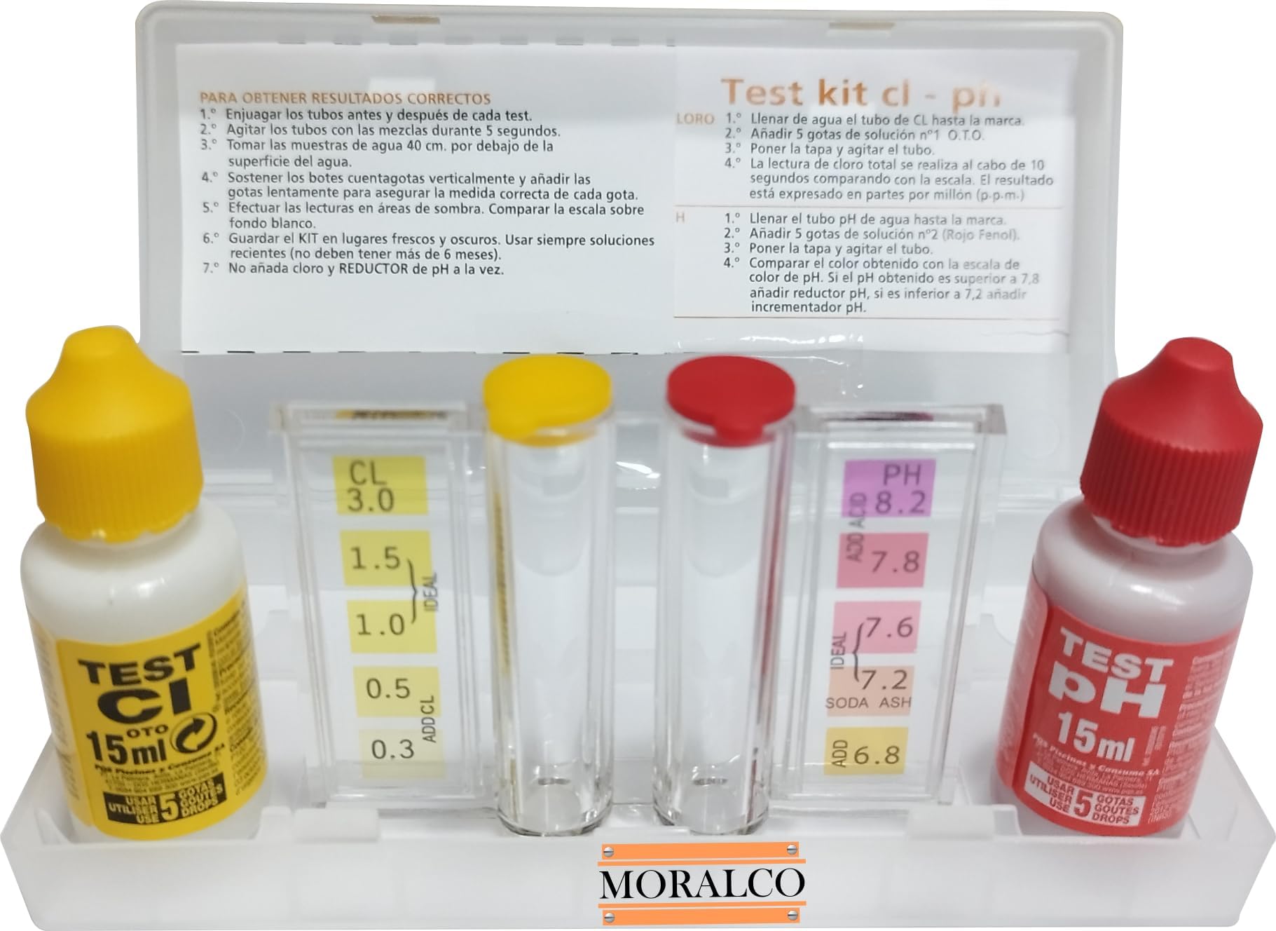 Onlissa Test Kit Ph et Chlore (Otho/Phenol) : Amazon.fr: Jardin