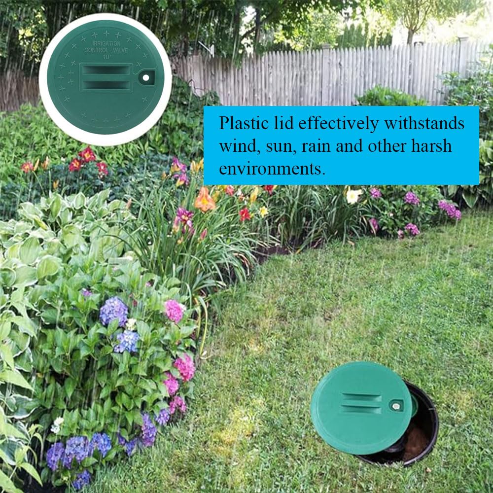 Snapklik.com : SagaSave Sprinkler Valve Cover, Plastic, Green ...