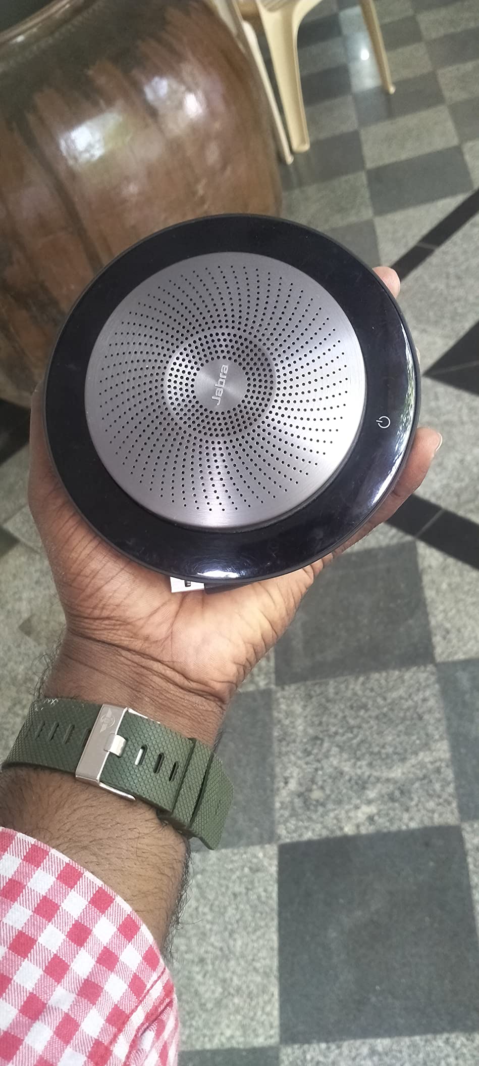 Jabra Speak 710 MS 10 Watt Wireless Bluetooth Portable Speaker (Black ...